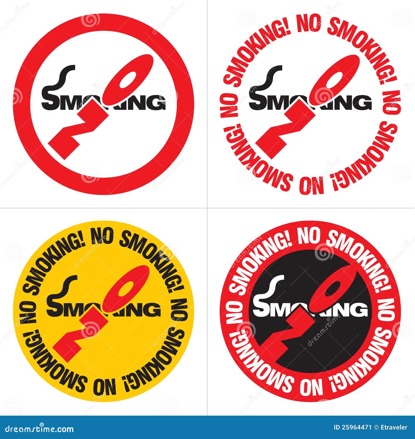No smoking text sign stock vector. Illustration of public - 25964471
