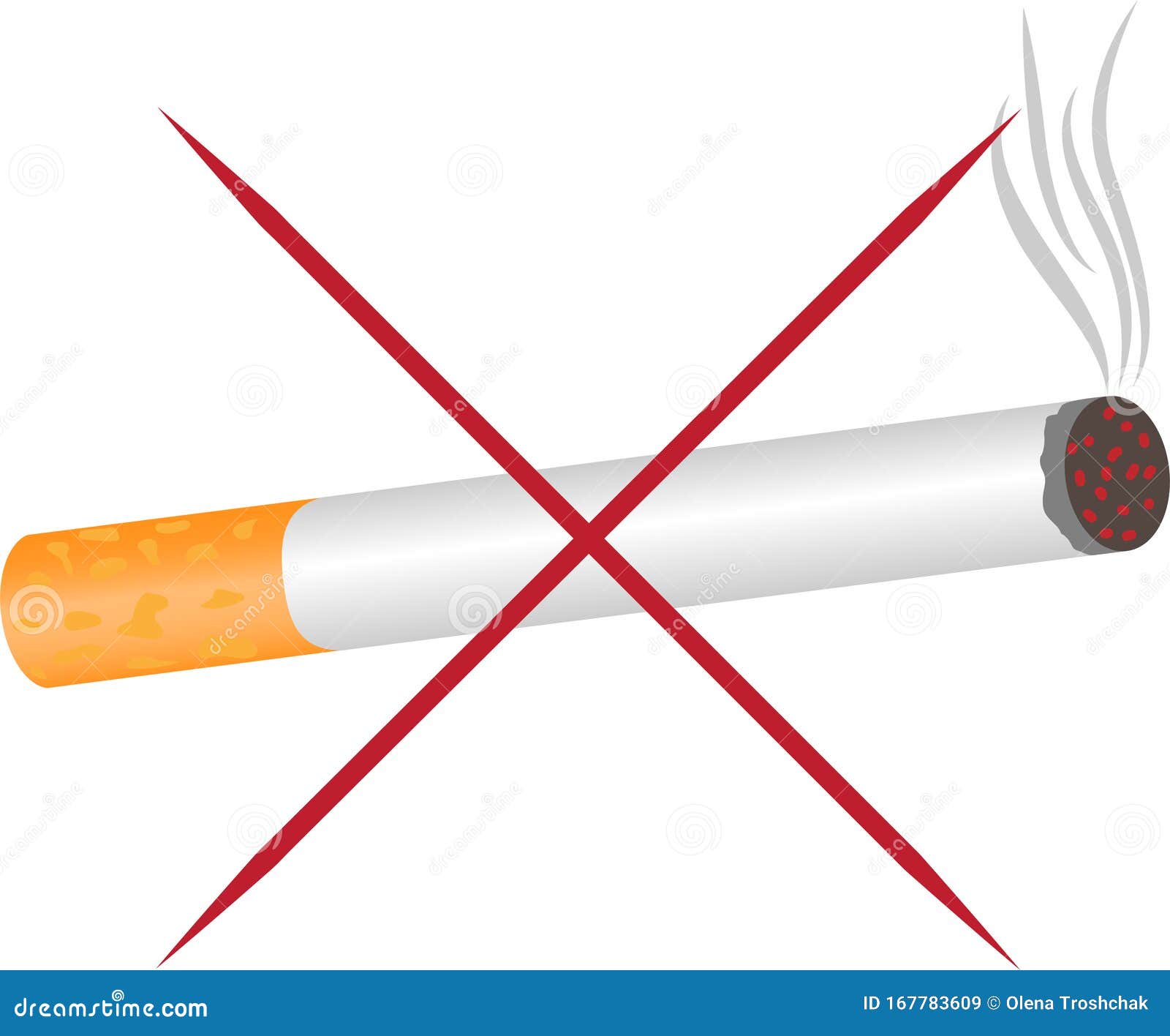 No smoking warning stock vector. Illustration of sign - 167783609