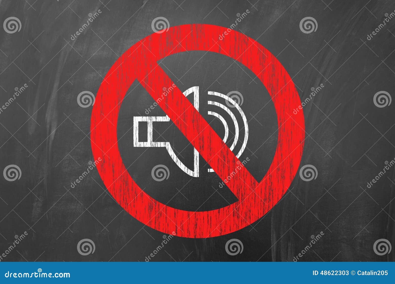 No sound stock illustration. Illustration of graphic - 48622303
