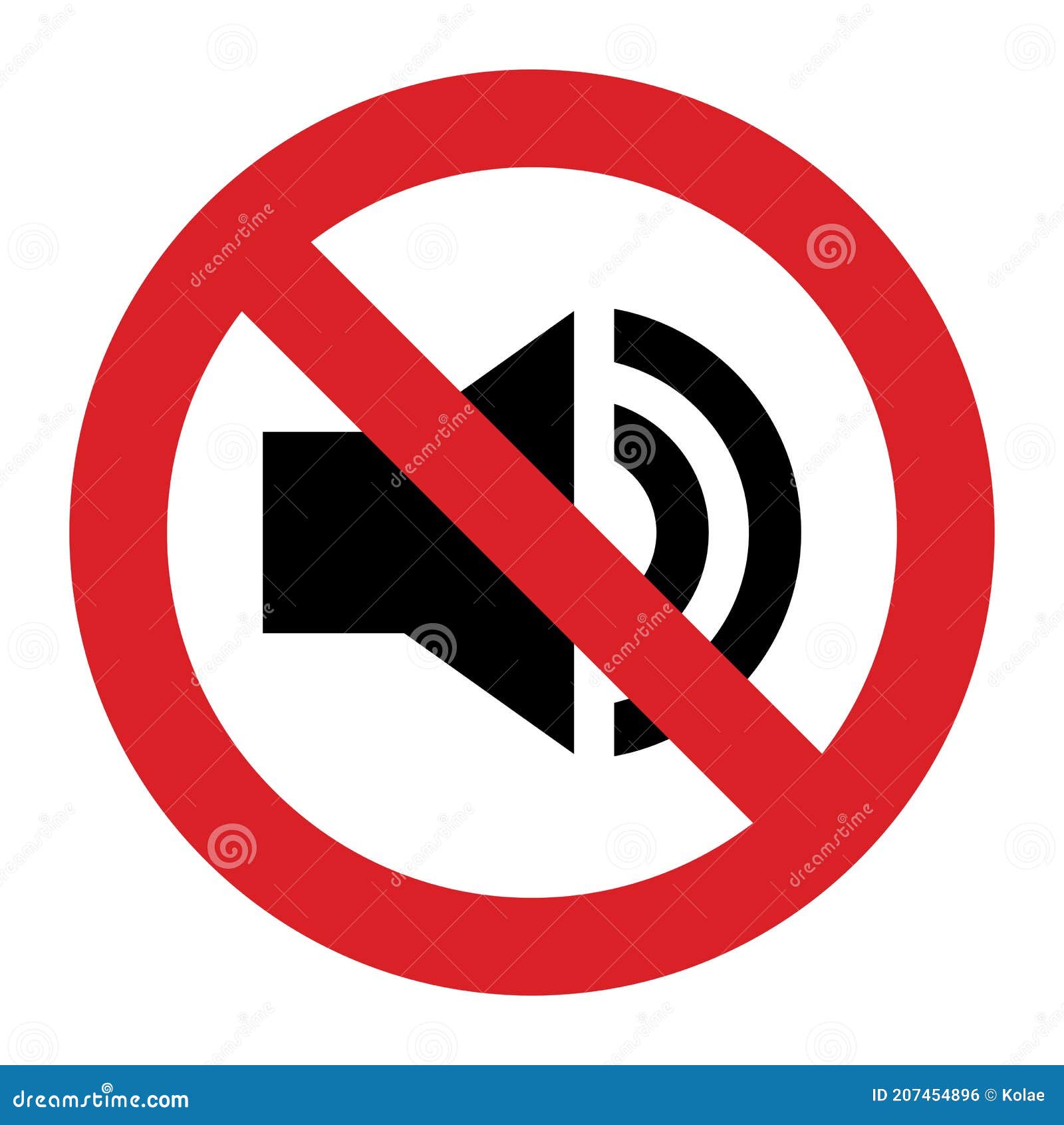 No Sound Sign Stock Photography | CartoonDealer.com #23776664