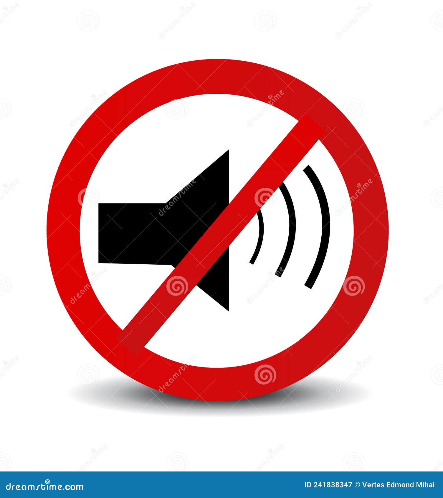 No Sound Speaker Icon Vector Illustration Stock Vector - Illustration ...