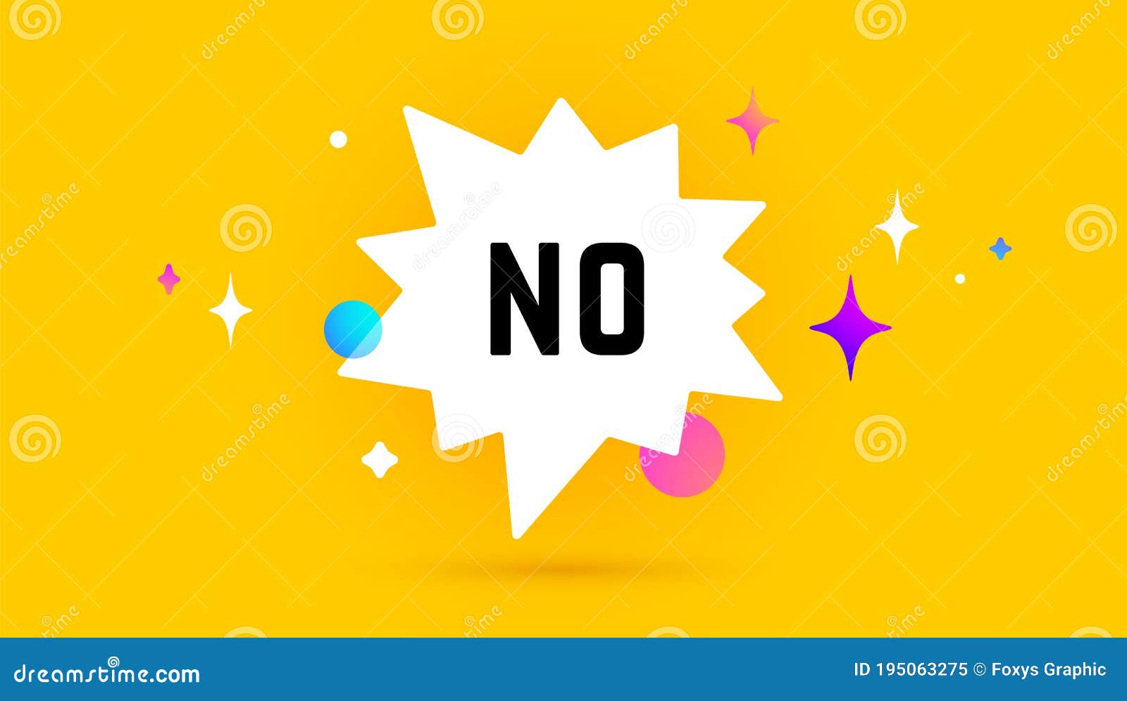 No. Speech bubble stock vector. Illustration of note - 195063275