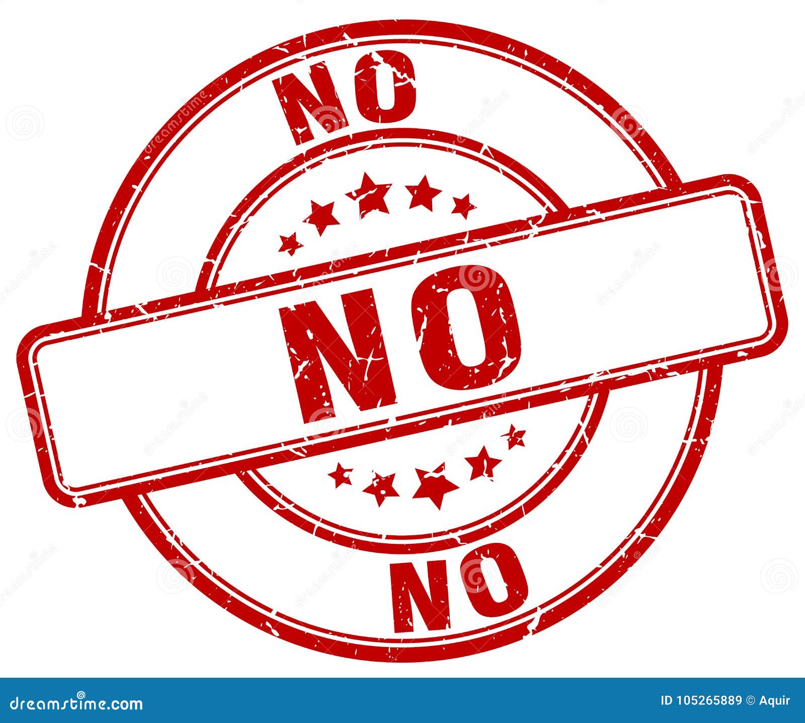 No stamp stock vector. Illustration of vintage, badge - 105265889