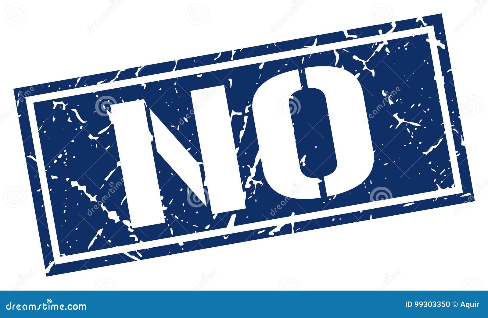 No stamp stock vector. Illustration of seal, retro, template - 99303350