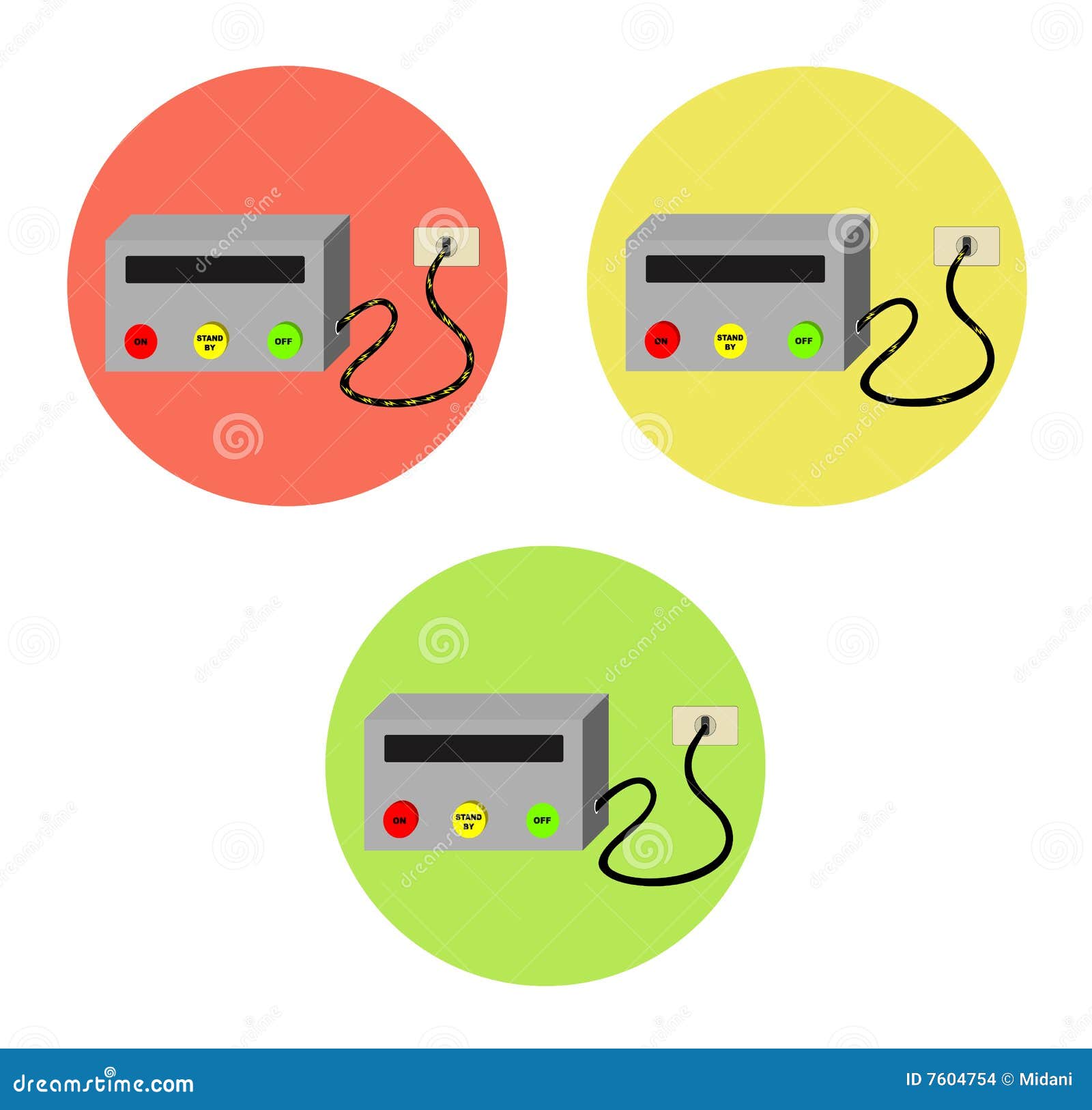 No stand by stock vector. Illustration of consumption - 7604754