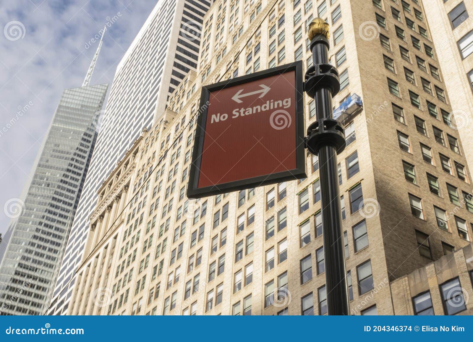 No standing stock photo. Image of standing, arrow, buildings - 204346374