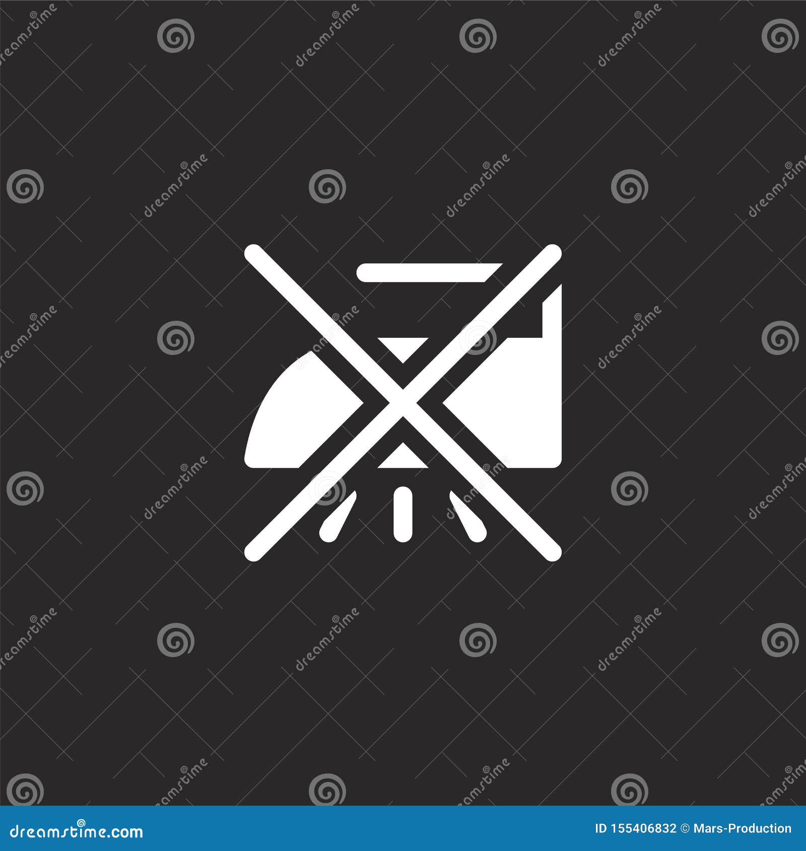 No Steam Icon. Filled No Steam Icon for Website Design and Mobile, App ...