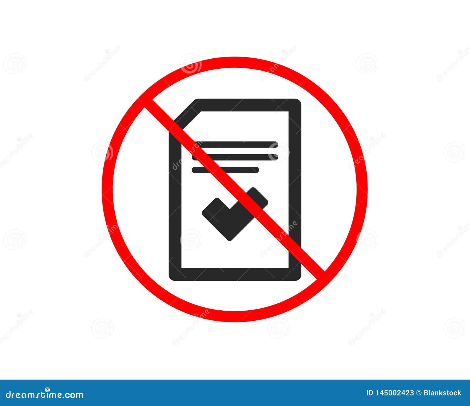 Checked Document Icon. File Sign. Vector Stock Vector - Illustration of ...