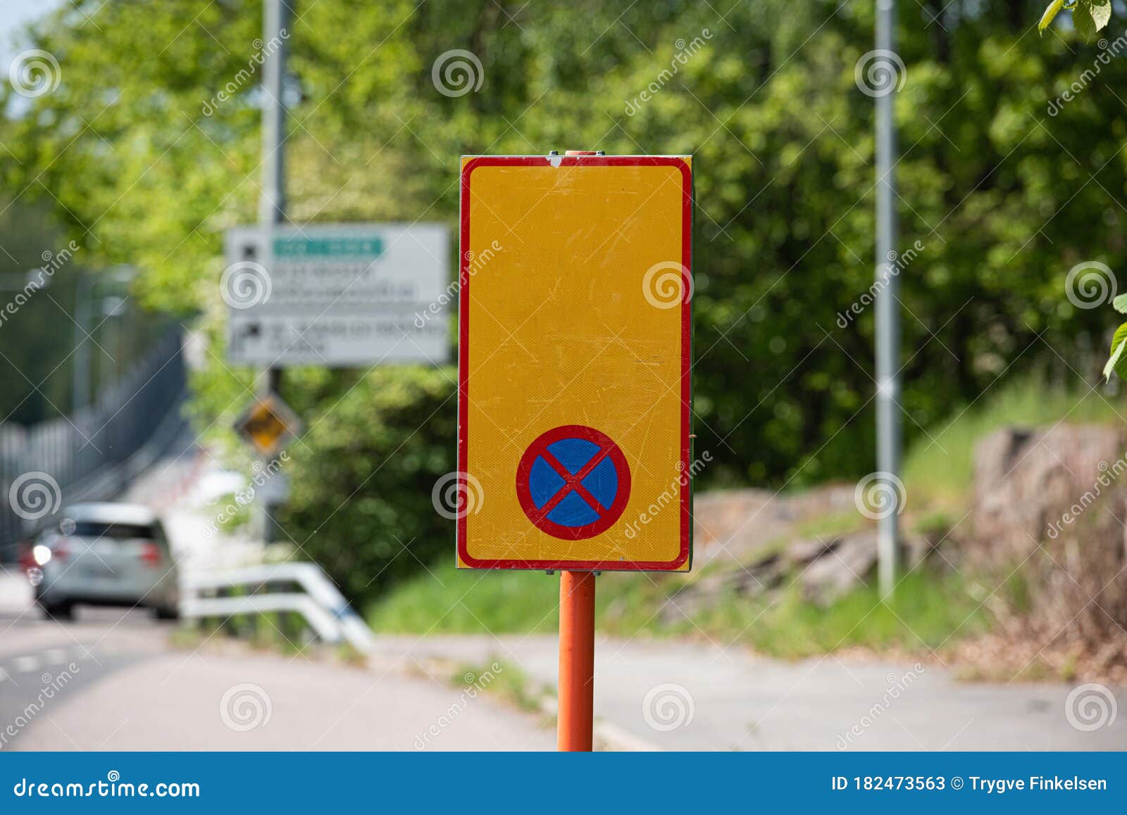 No Stop Sign with Blank Space Stock Image - Image of construction, city ...