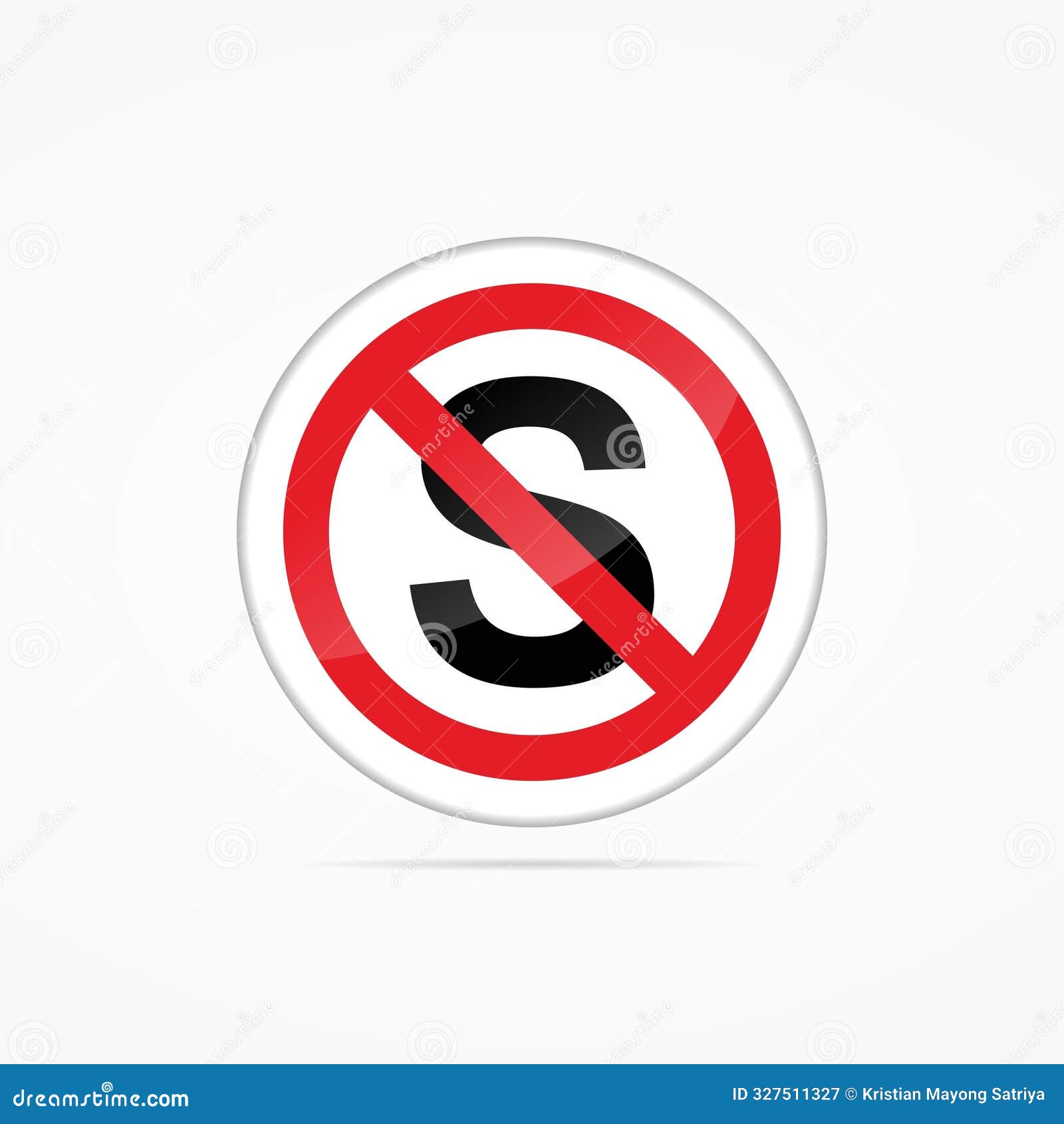 No Stop Traffic Sign Vector Illustration Symbol Stock Illustration ...