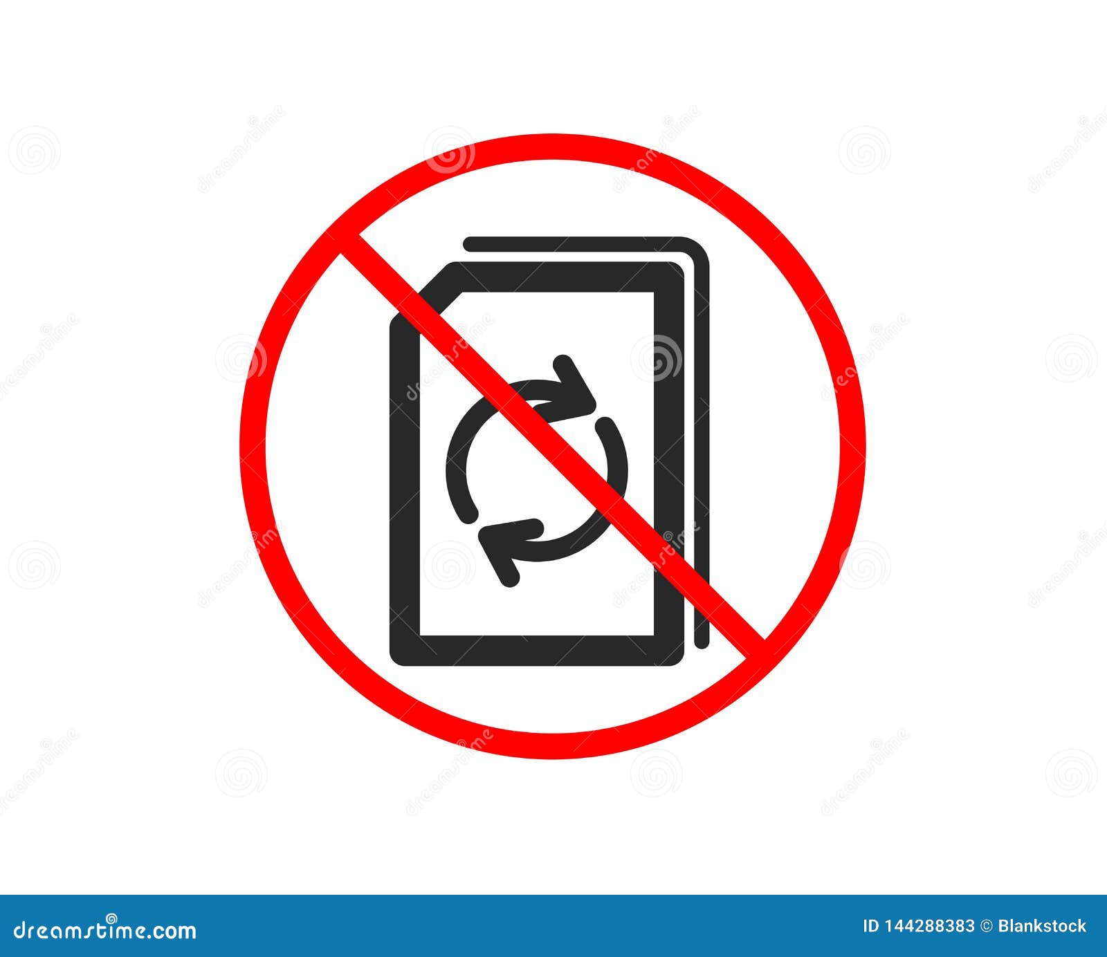 Update Document Icon. Refresh File Sign. Vector Stock Vector ...