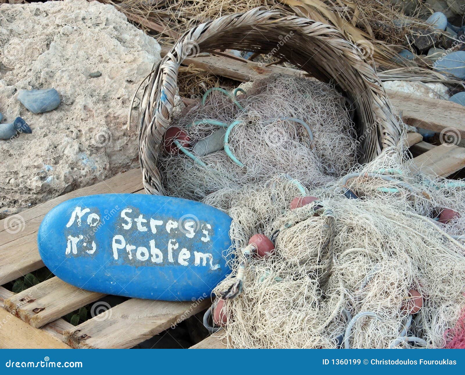 No stress, no problem stock image. Image of sayings, cyprus - 1360199