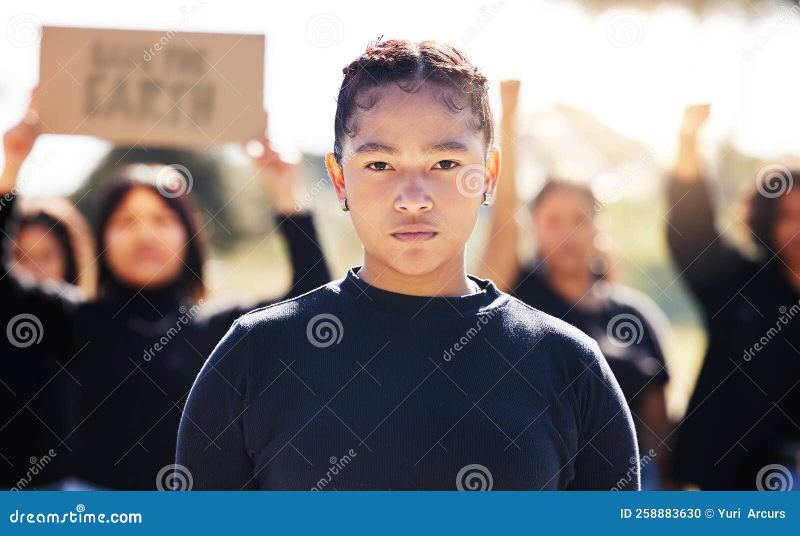 No Submission To Dilettantes. a Group of People Protesting Climate ...
