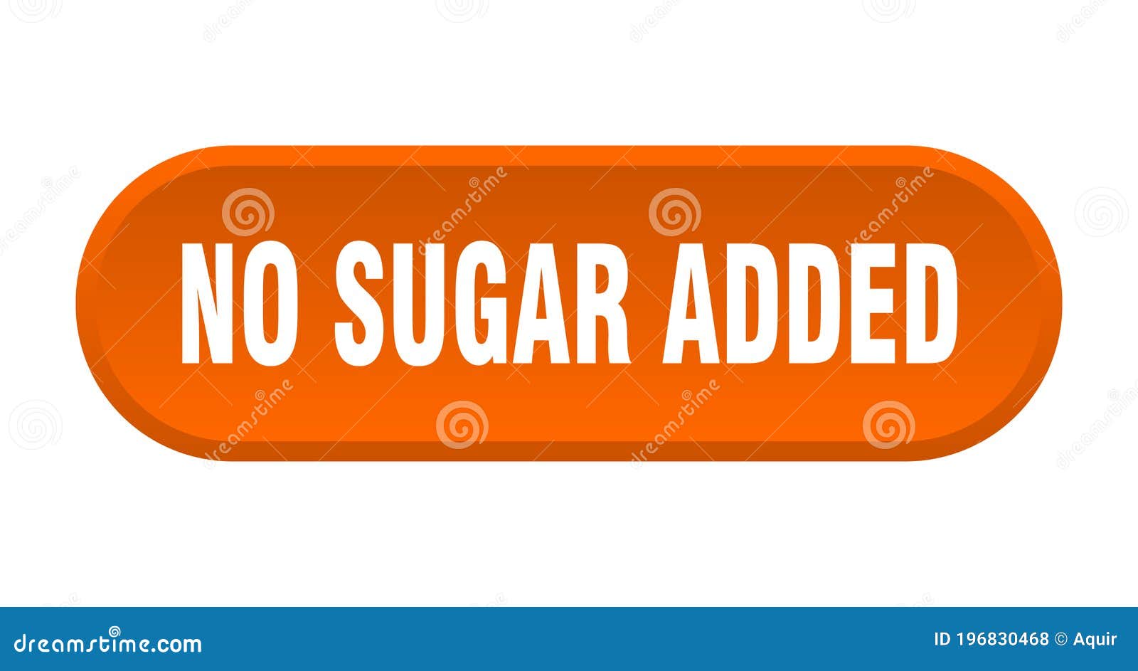 No Sugar Added Sign. No Sugar Added Circular Band Label. No Sugar Added ...
