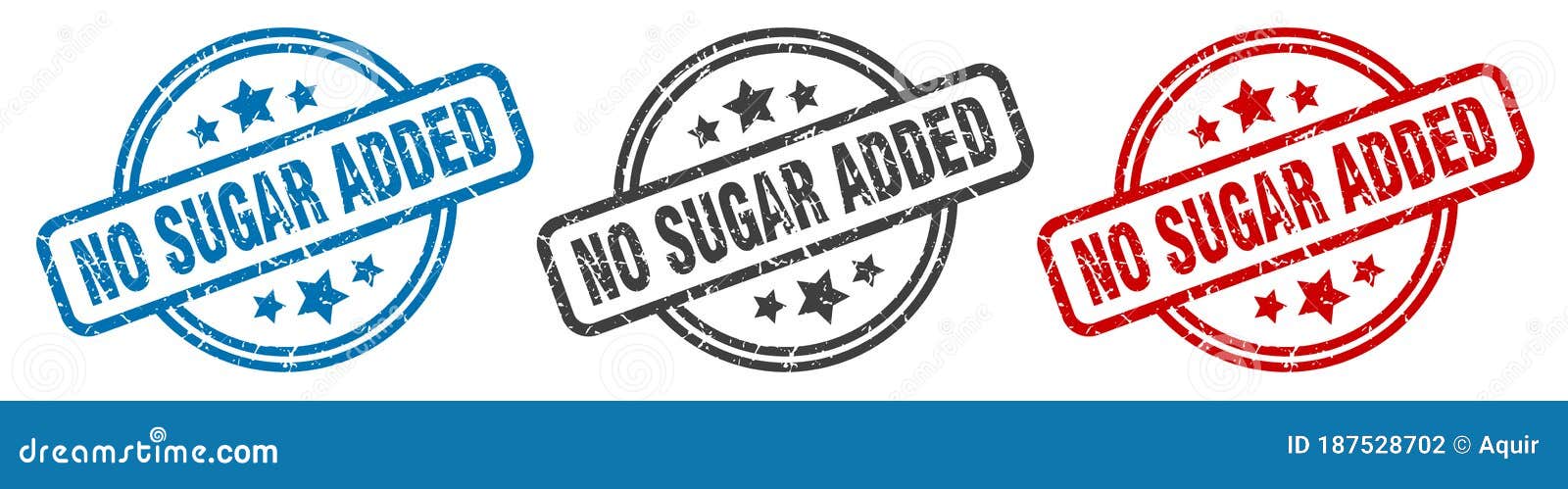 No Sugar Added Stamp. No Sugar Added Round Isolated Sign Stock Vector ...