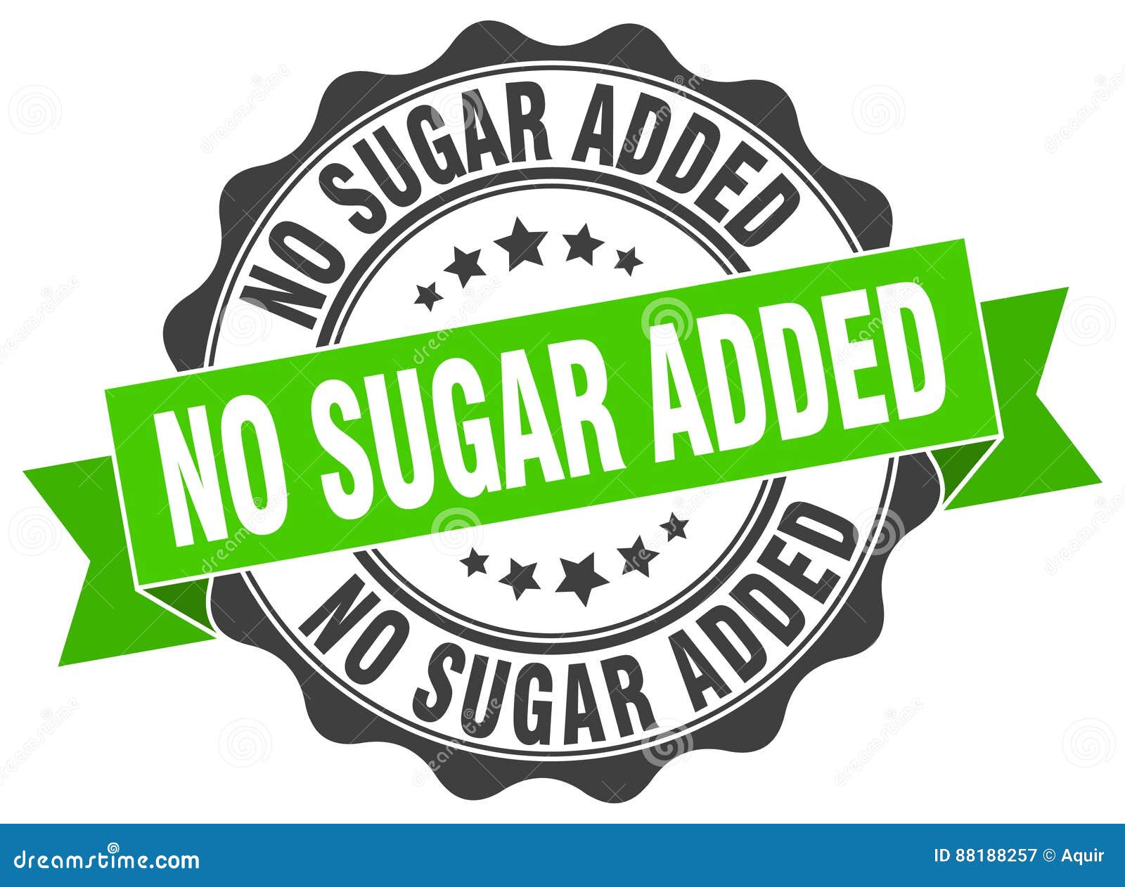 No Sugar Added Sign. No Sugar Added Circular Band Label. No Sugar Added ...