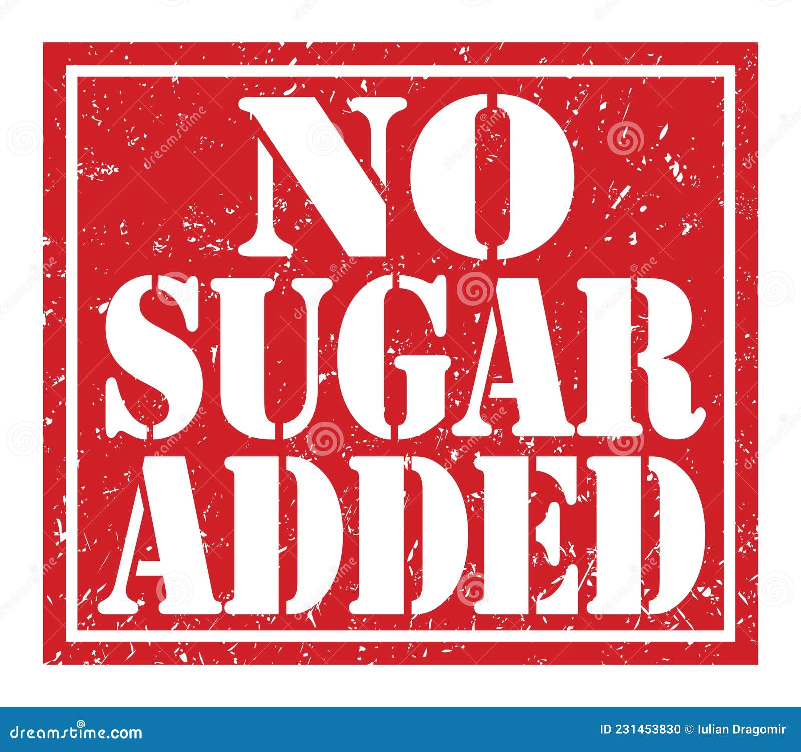 No Sugar Added Sign. No Sugar Added Circular Band Label. No Sugar Added ...