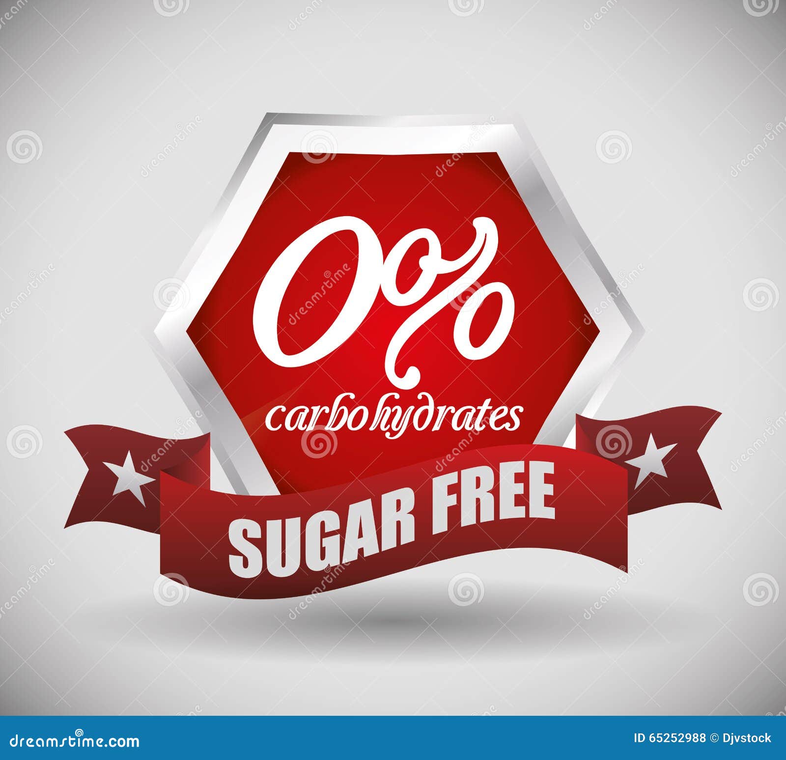 No sugar or sugar free stock vector. Illustration of diet - 65252988