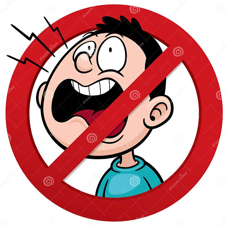No talking sign stock vector. Illustration of conversation - 51426412