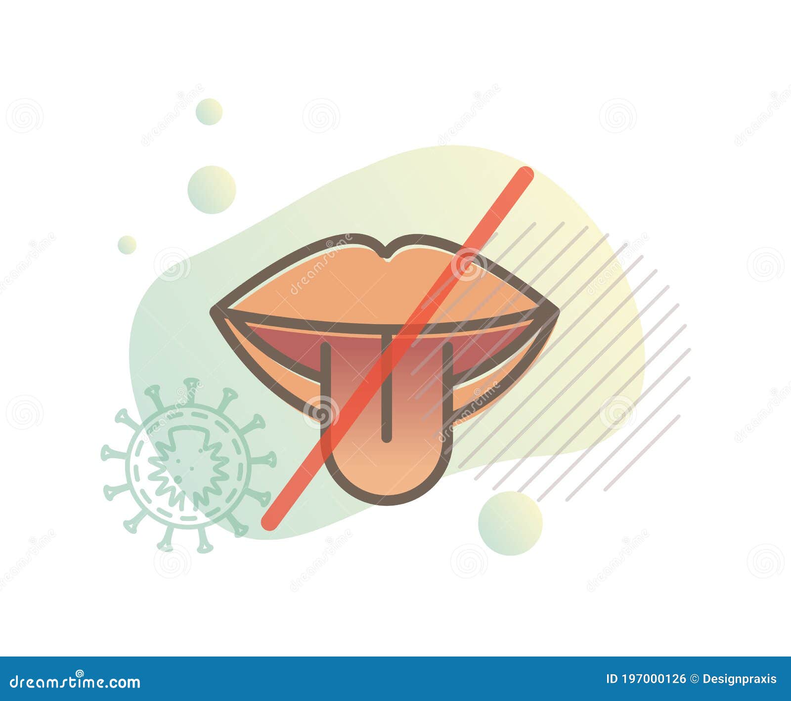 No Taste Symptom - Icon stock vector. Illustration of odours - 197000126