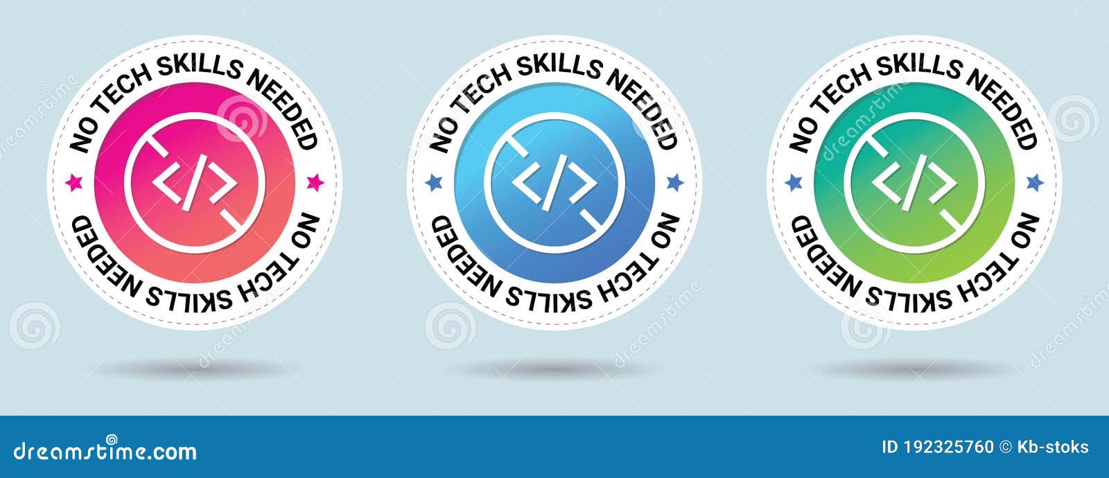 No Tech Skill Needed Stamp Vector Illustration. Stock Vector ...