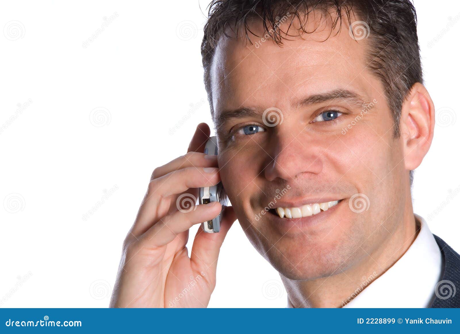 No telefone imagem de stock. Imagem de wireless, terno - 2228899