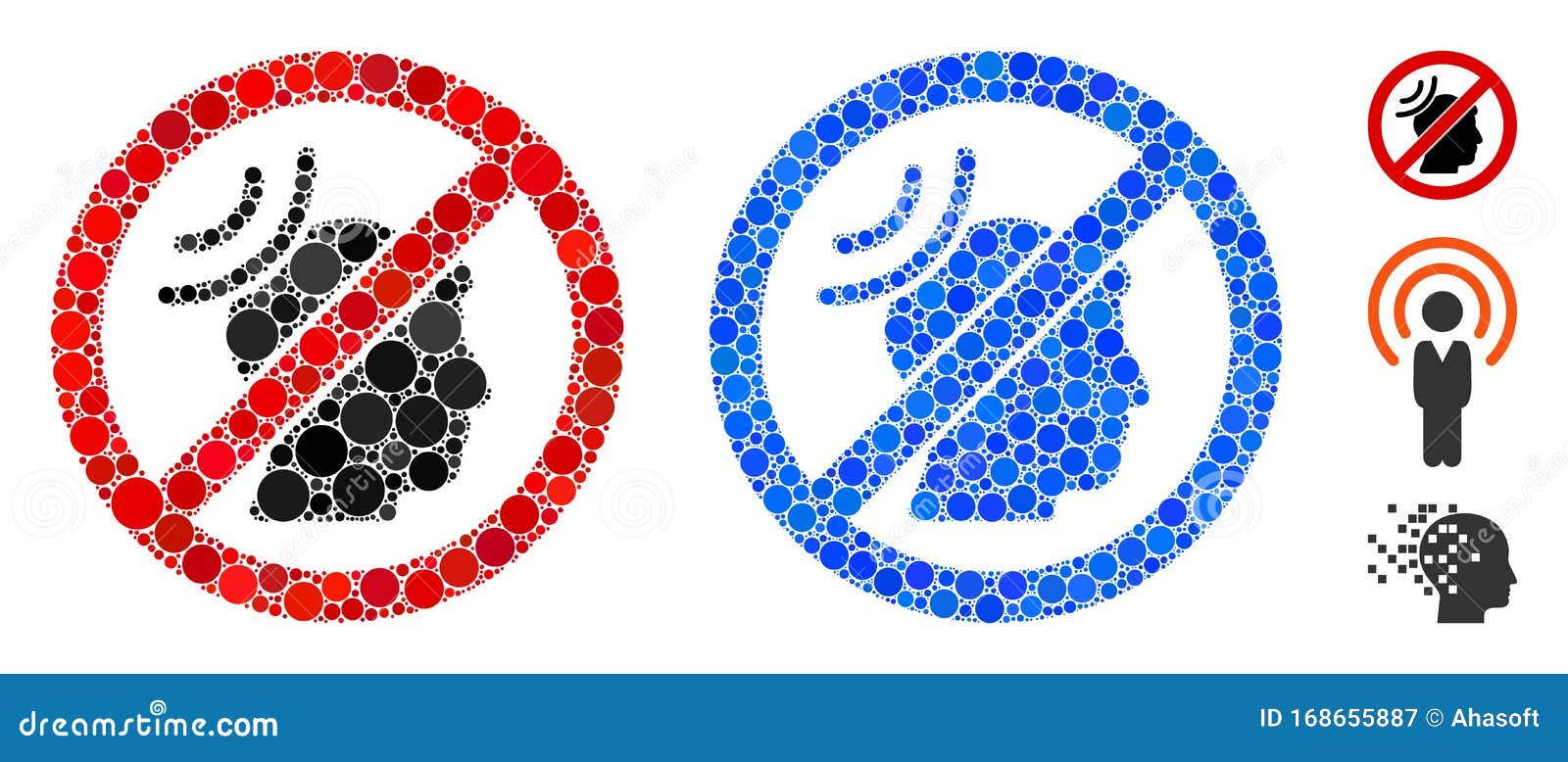 Telepathy Icon On White Background For Graphic And Web Design, Modern ...