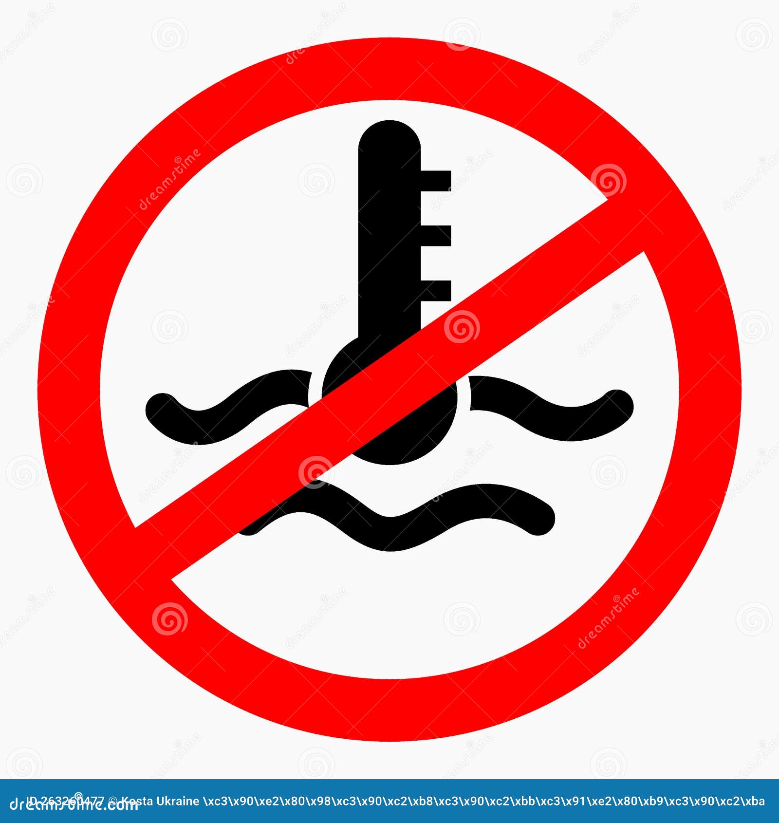 No temperature stock vector. Illustration of mark, symbol - 263260477