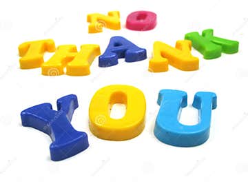 No thank you stock image. Image of white, rejection, spelled - 6813043