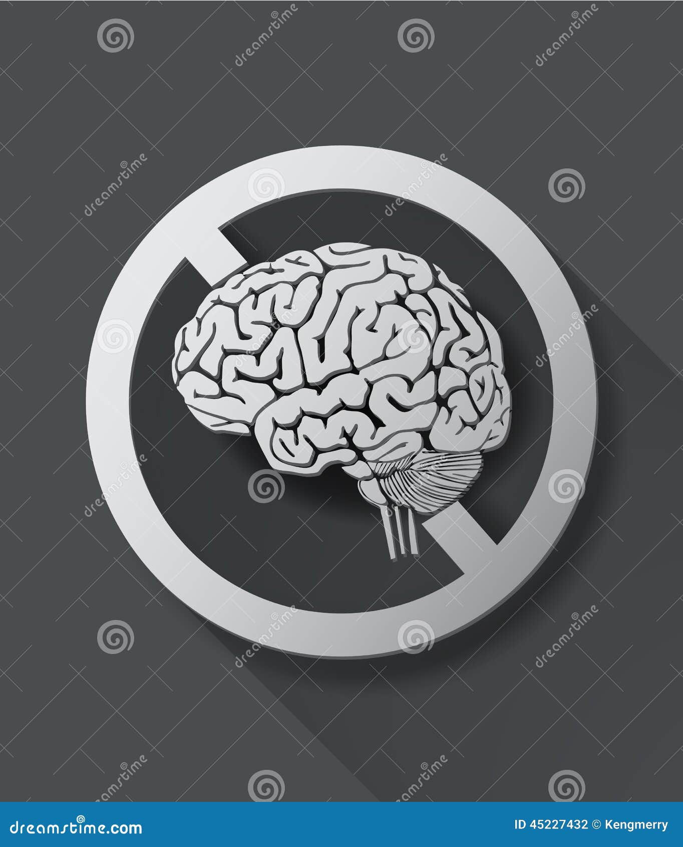 No Brain Sign Stock Illustrations – 693 No Brain Sign Stock ...