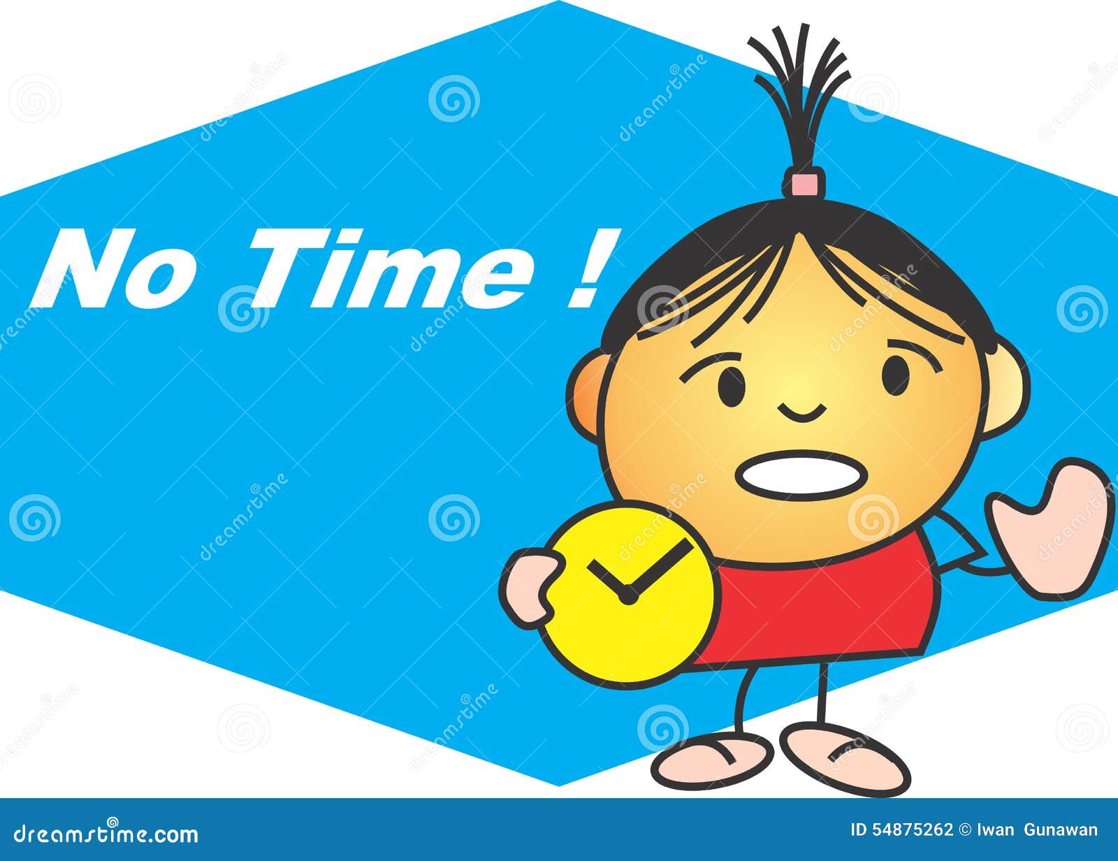No time stock illustration. Illustration of watch, time - 54875262
