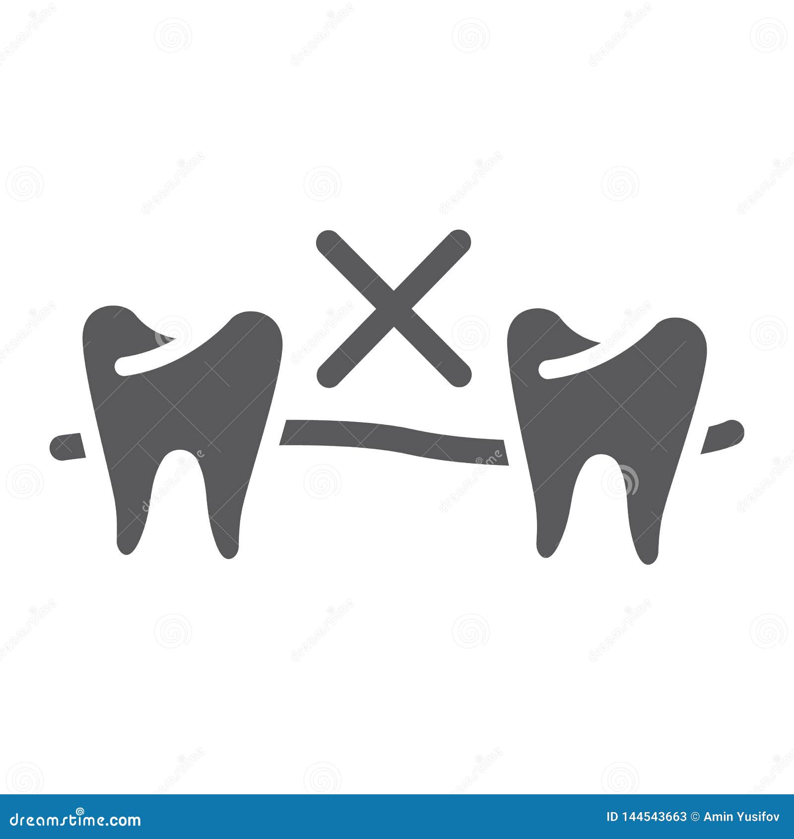 Mouth With Missing Teeth Cartoon Vector | CartoonDealer.com #106469689