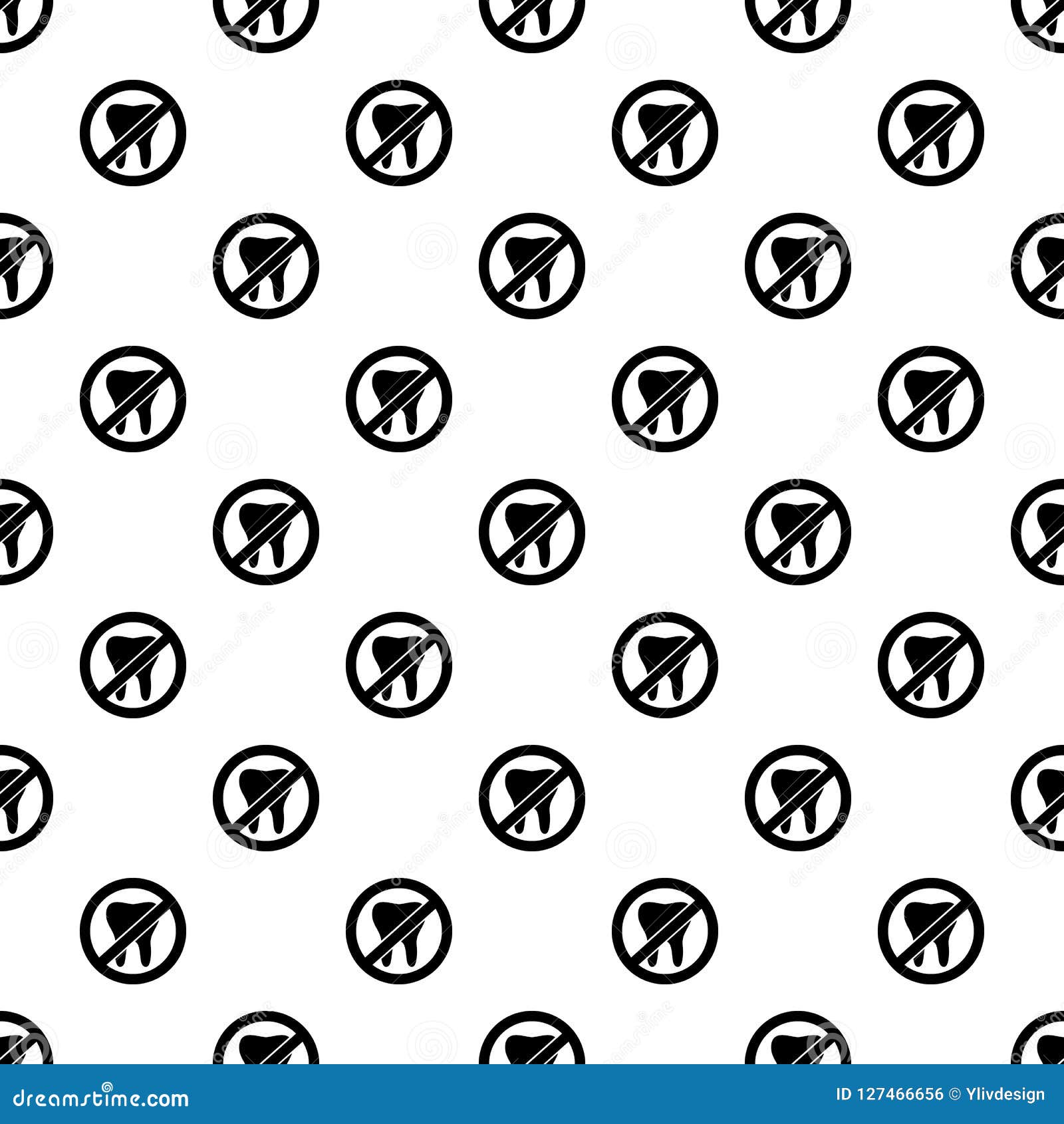 No Tooth Icon, Simple Style Stock Vector - Illustration of dentistry ...