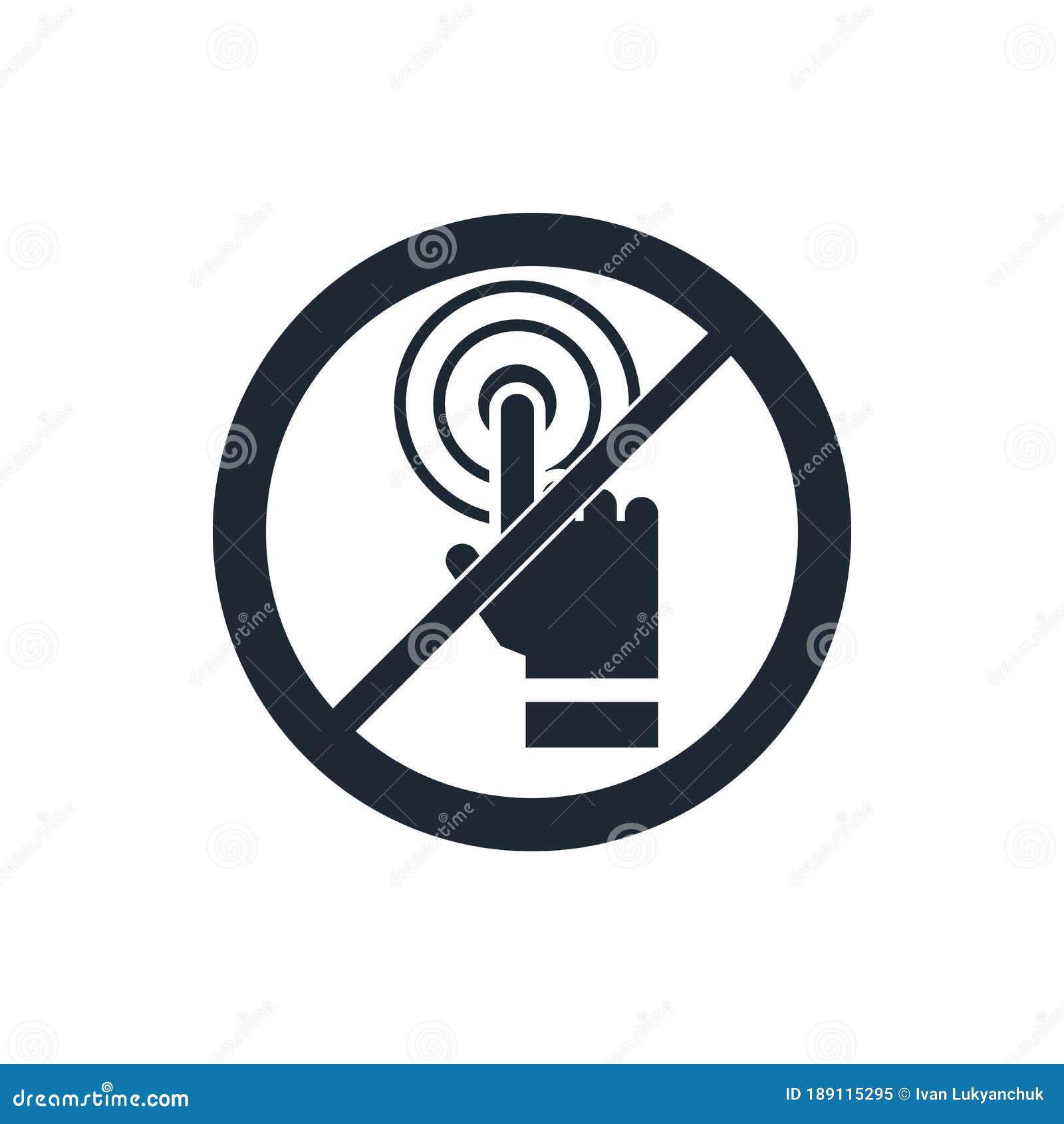 No Touch Icon Stock Illustrations – 1,983 No Touch Icon Stock ...