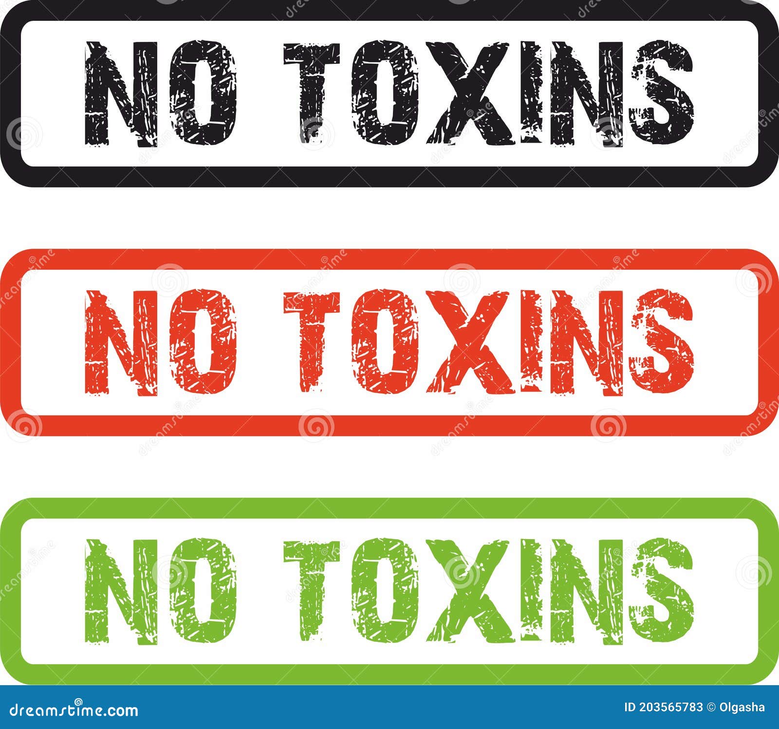 No Toxins Stamp Inscription Stock Vector - Illustration of isolated ...