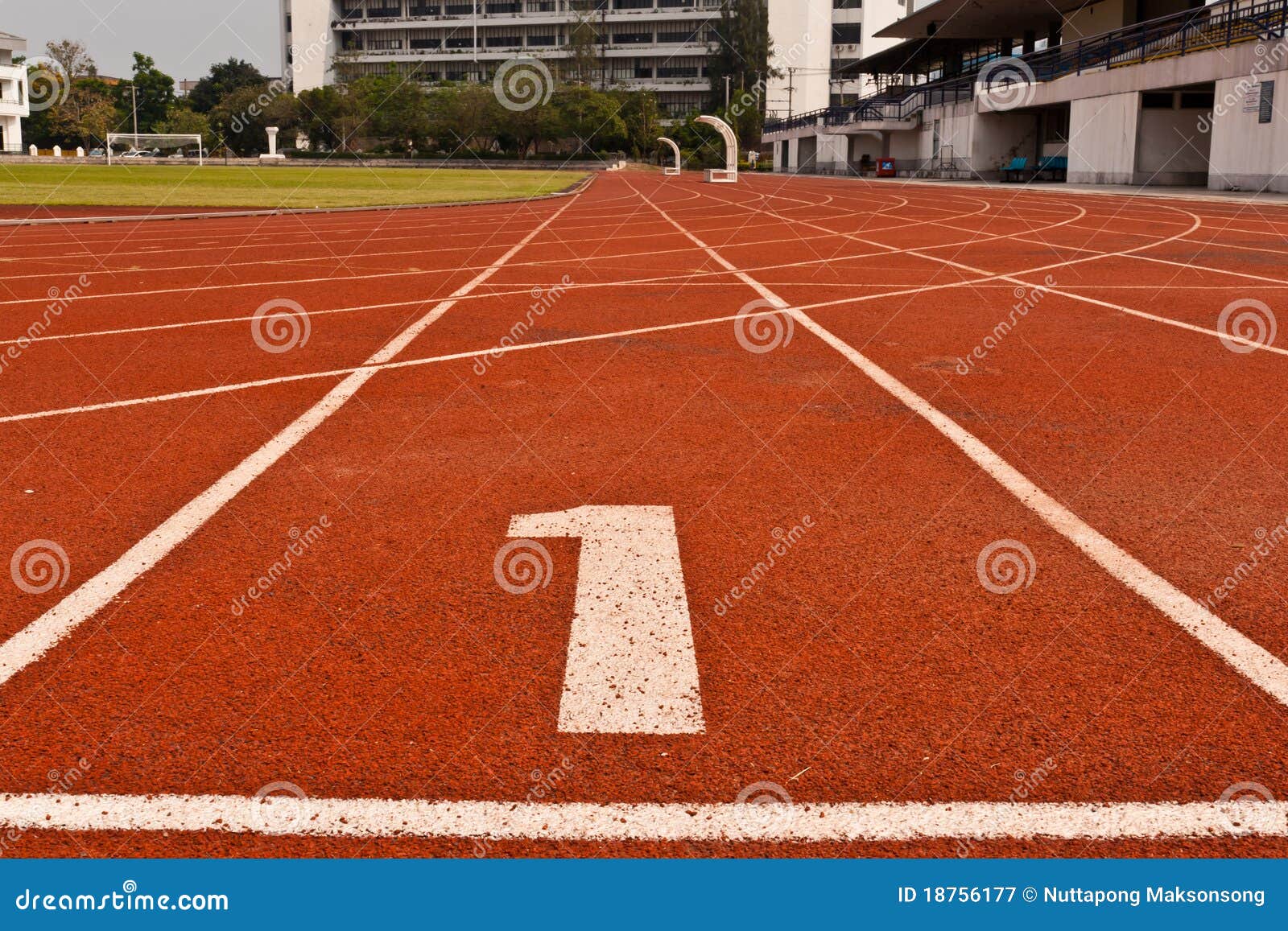 No on track stock image. Image of curve, paint, lanes - 18756177