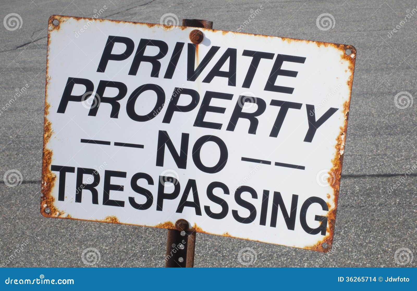 No Trespassing stock photo. Image of explore, warning - 36265714