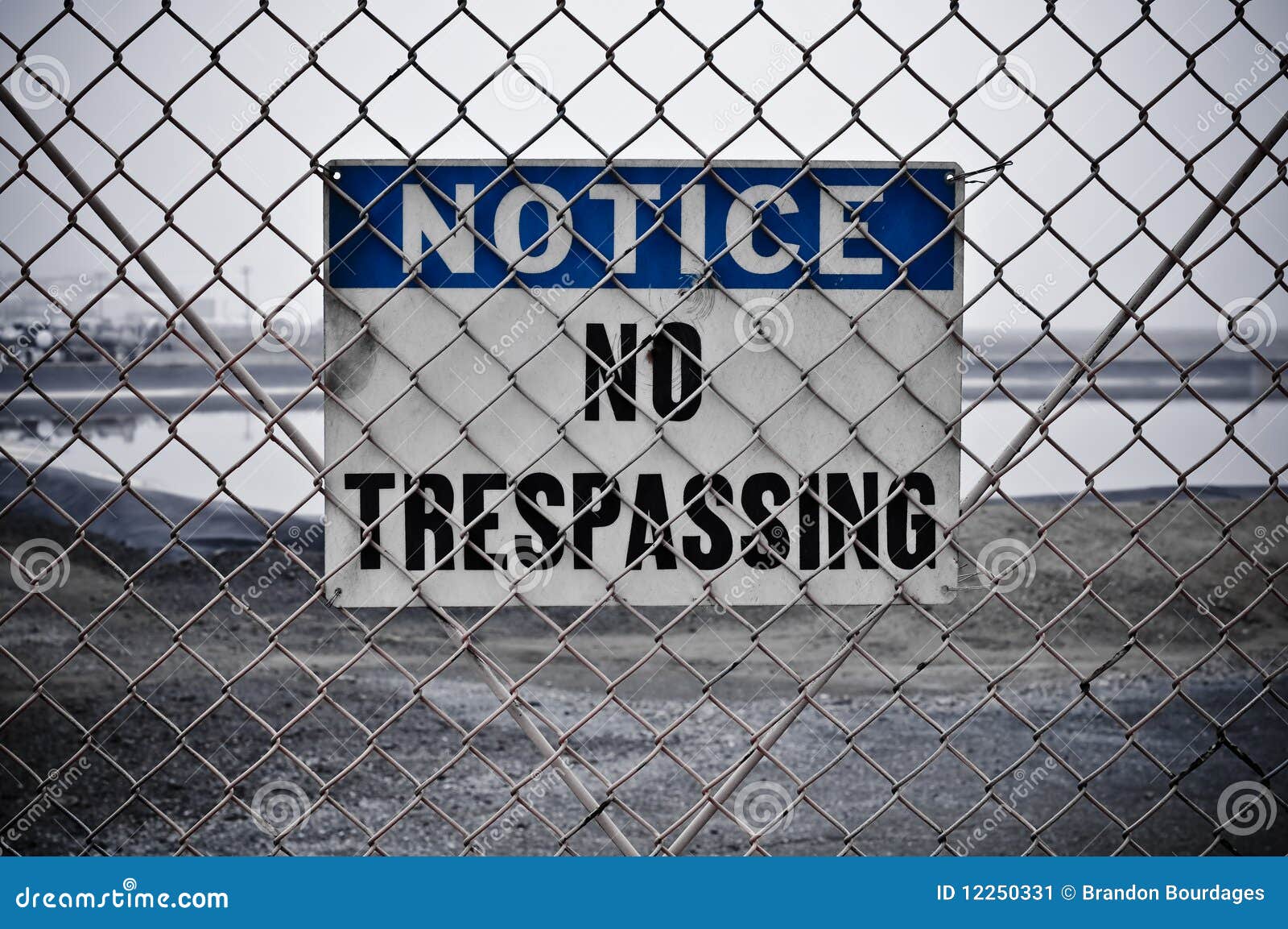 No Trespassing Sign. US Government Property Royalty-Free Stock Photo ...