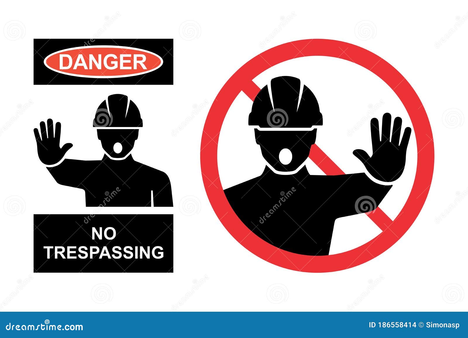 No trespassing vector sign stock vector. Illustration of acces - 186558414
