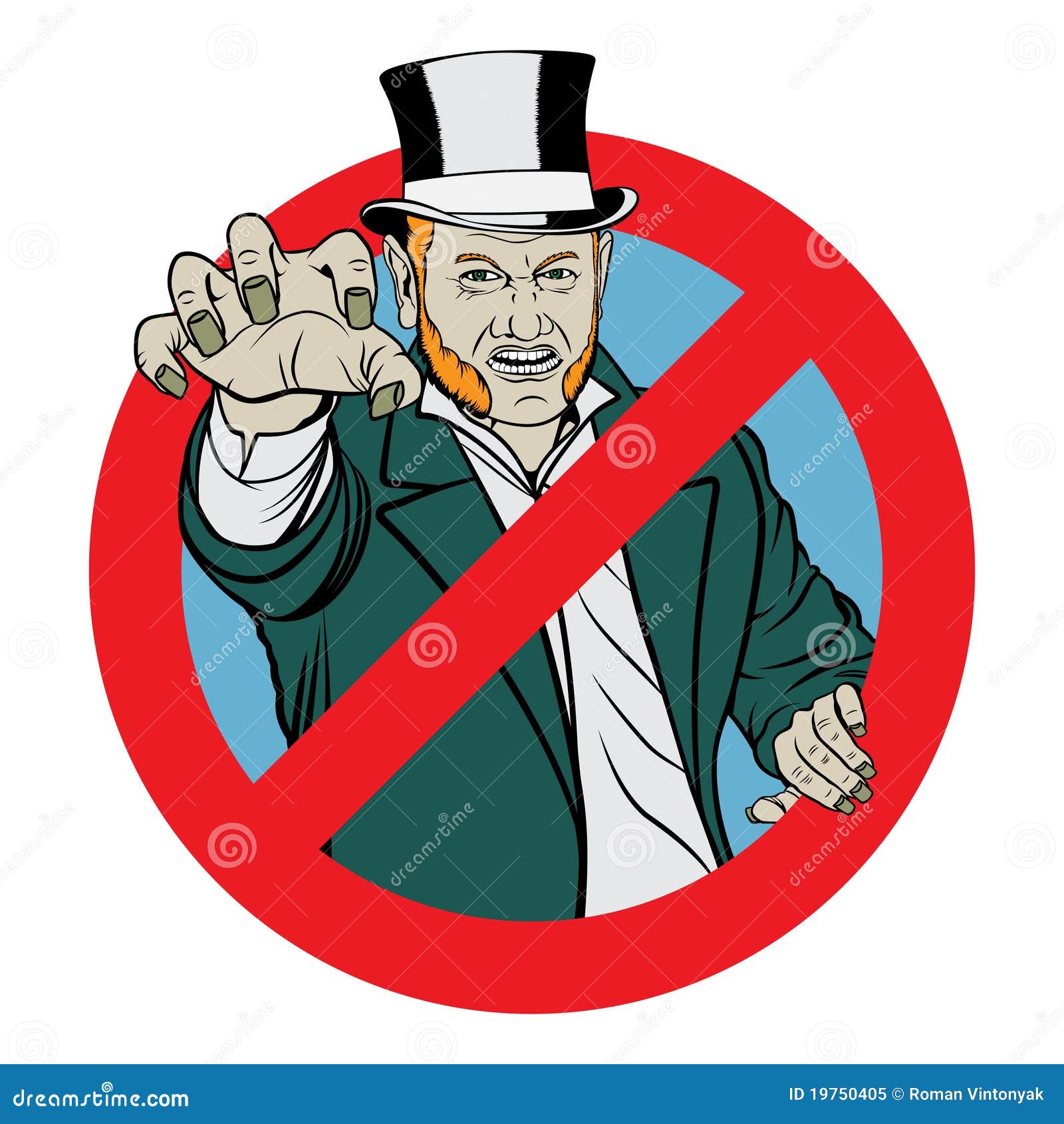 No trolling sign stock vector. Illustration of blue, nail - 19750405