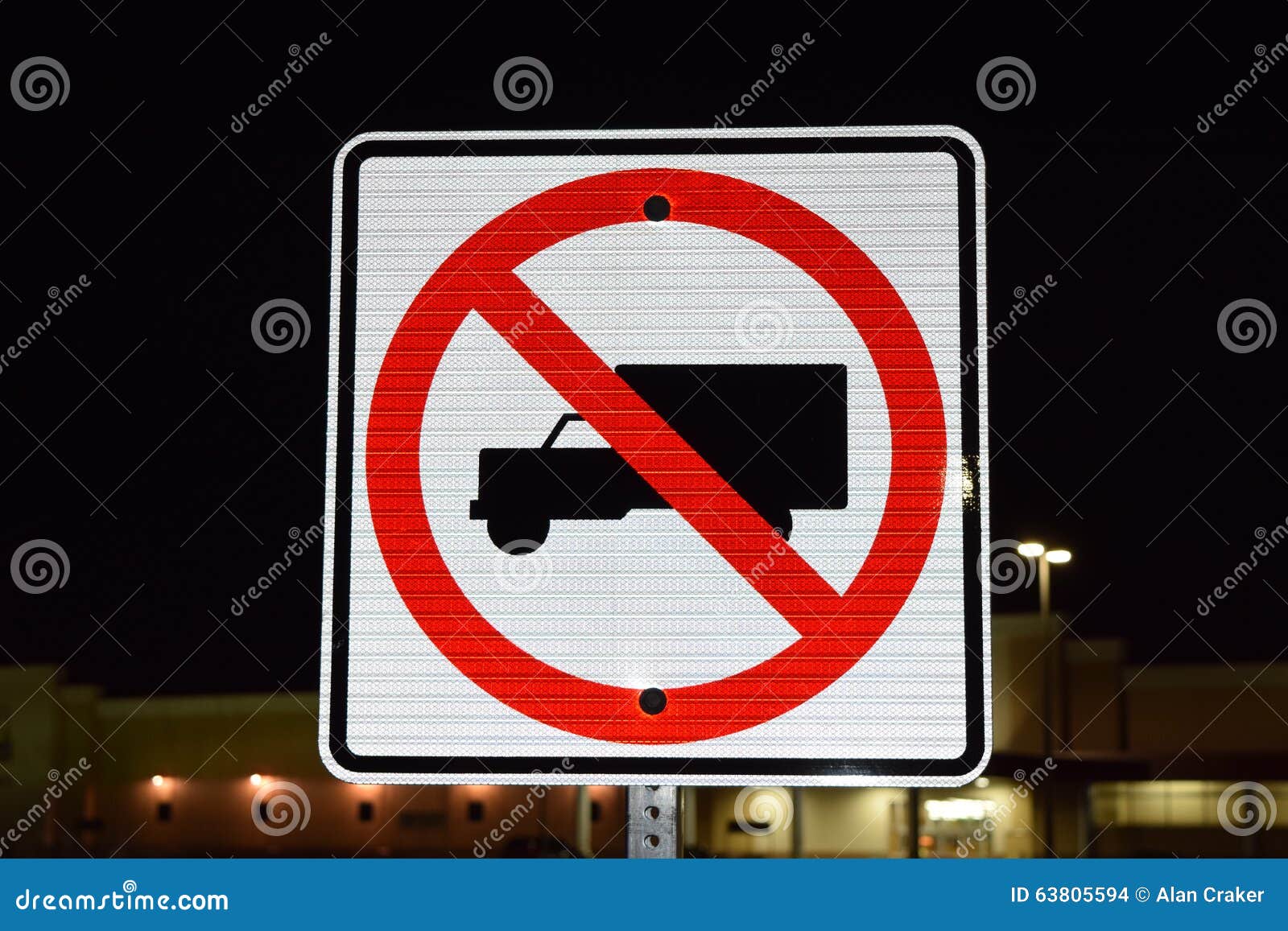 No Trucks Allowed Street Sign In A Red Circle And Pedestrian Crossing ... No Trucks Allowed Street Sign In A Red Circle And Pedestrian Crossing ...