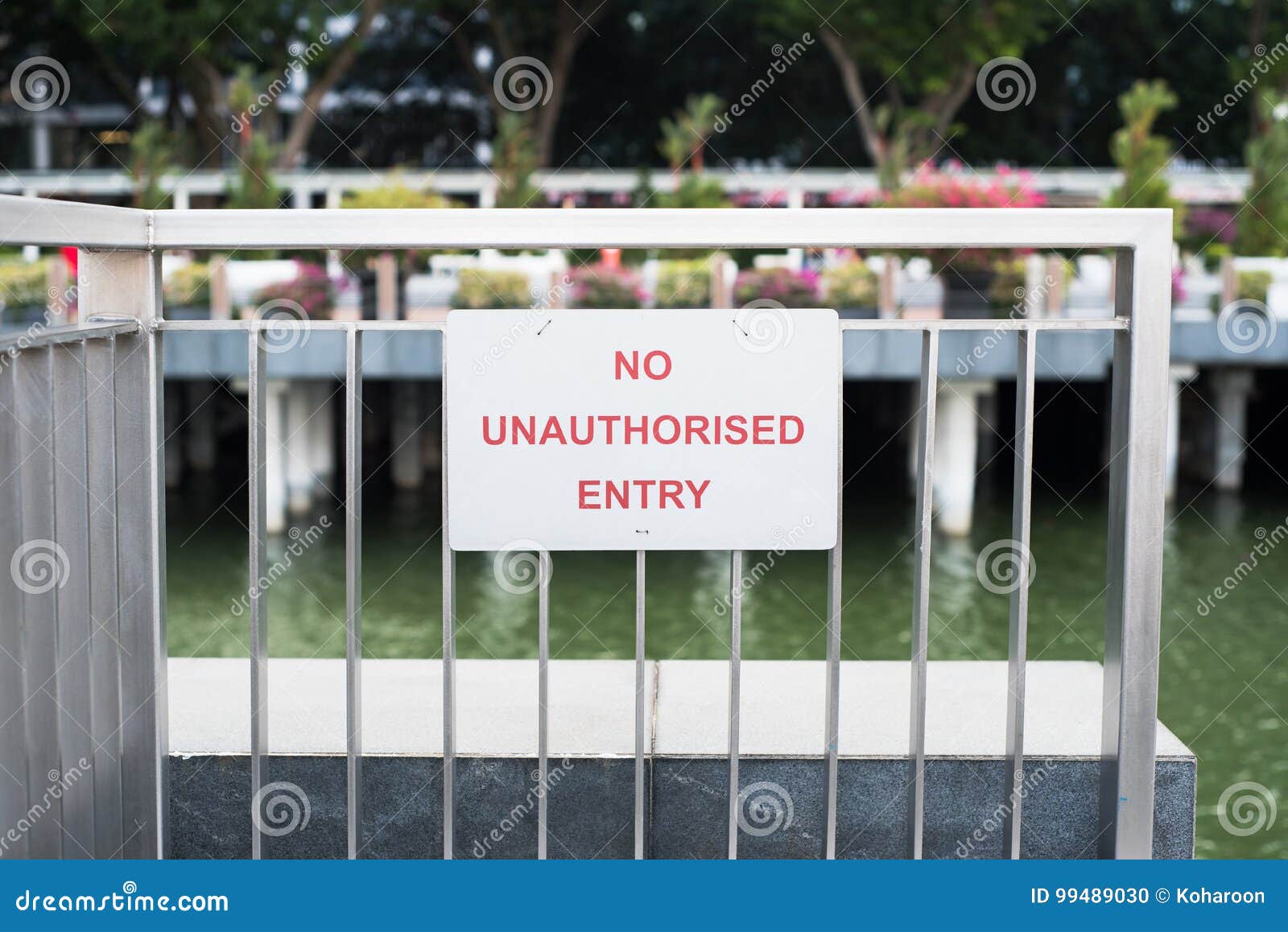 No Unauthorised Entry Confined Space Warning Sign Stock Image ...