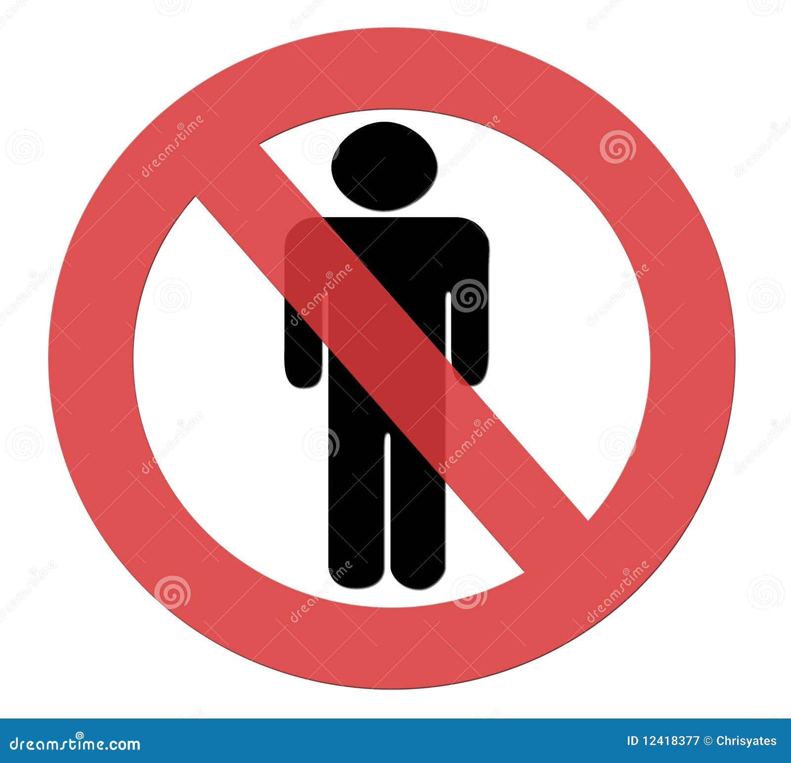 No Unauthorised Personnel stock illustration. Illustration of sign ...