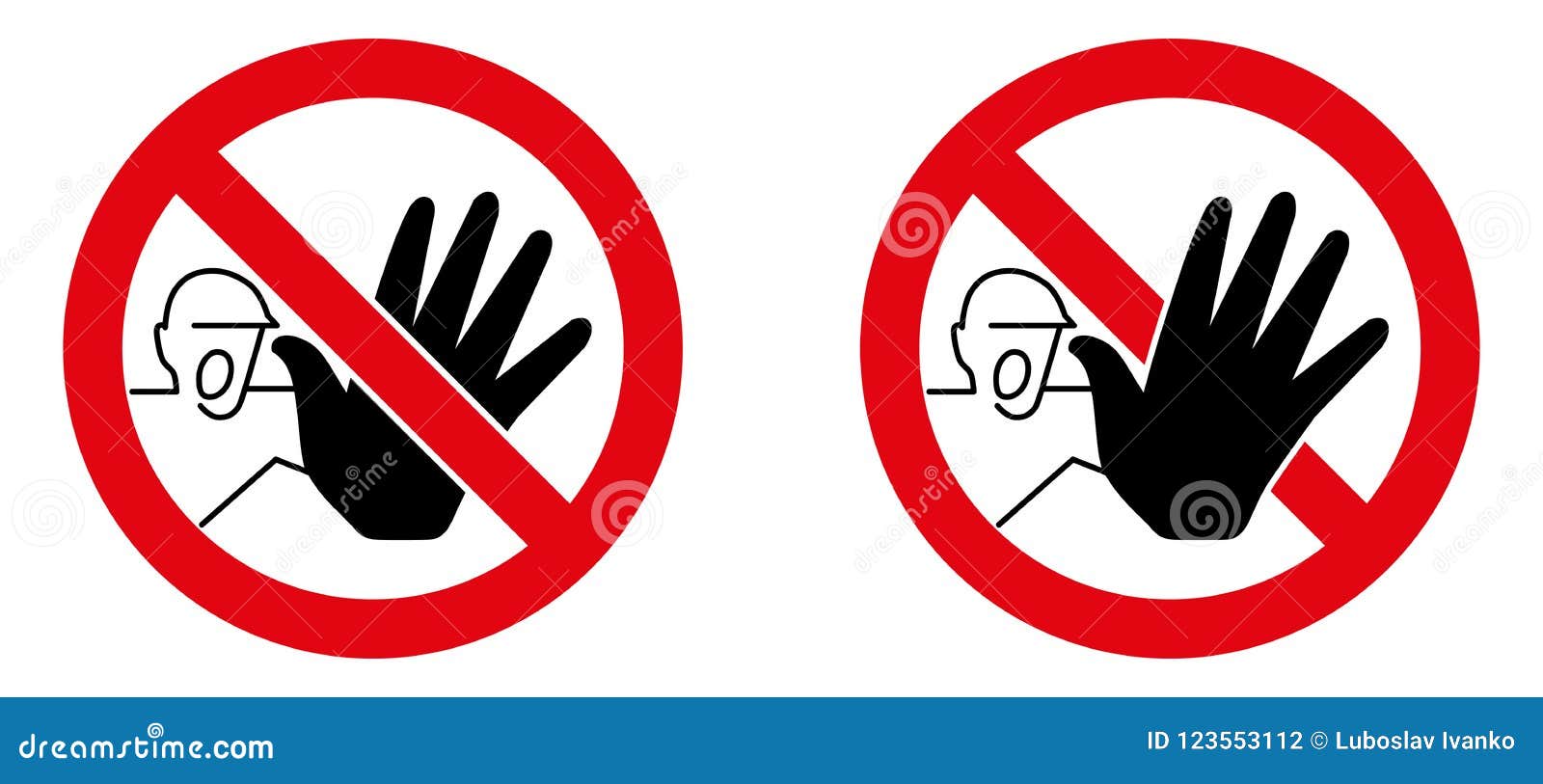 No Unauthorized Access Sign. Screaming Man with Black Hand Stopping in ... No Unauthorized Access Sign. Screaming Man with Black Hand Stopping in ...