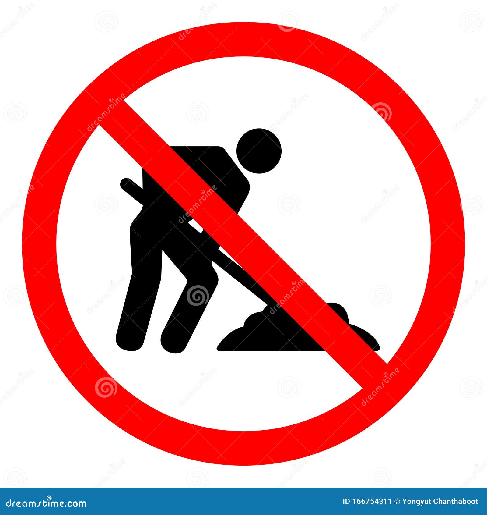 No Under Construction Symbol Sign,Vector Illustration, Isolate on White ...