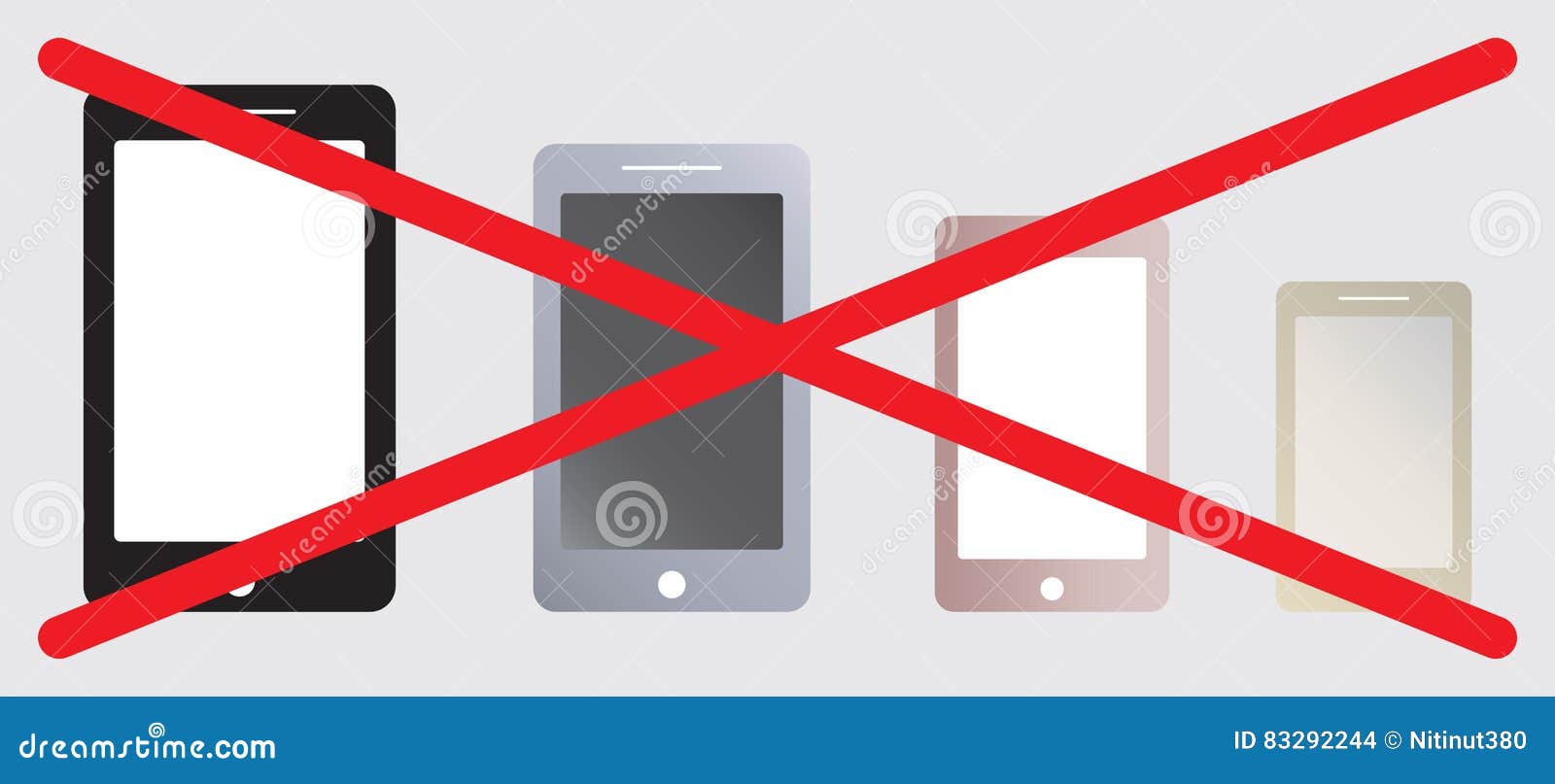 No Use Smart phone sign stock illustration. Illustration of sign - 83292244