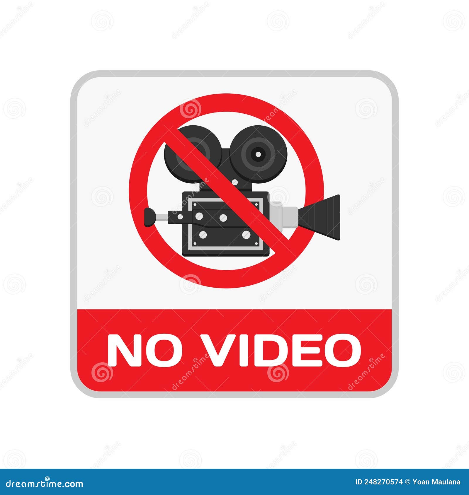 No Video Icon editorial stock image. Illustration of audio - 248270574