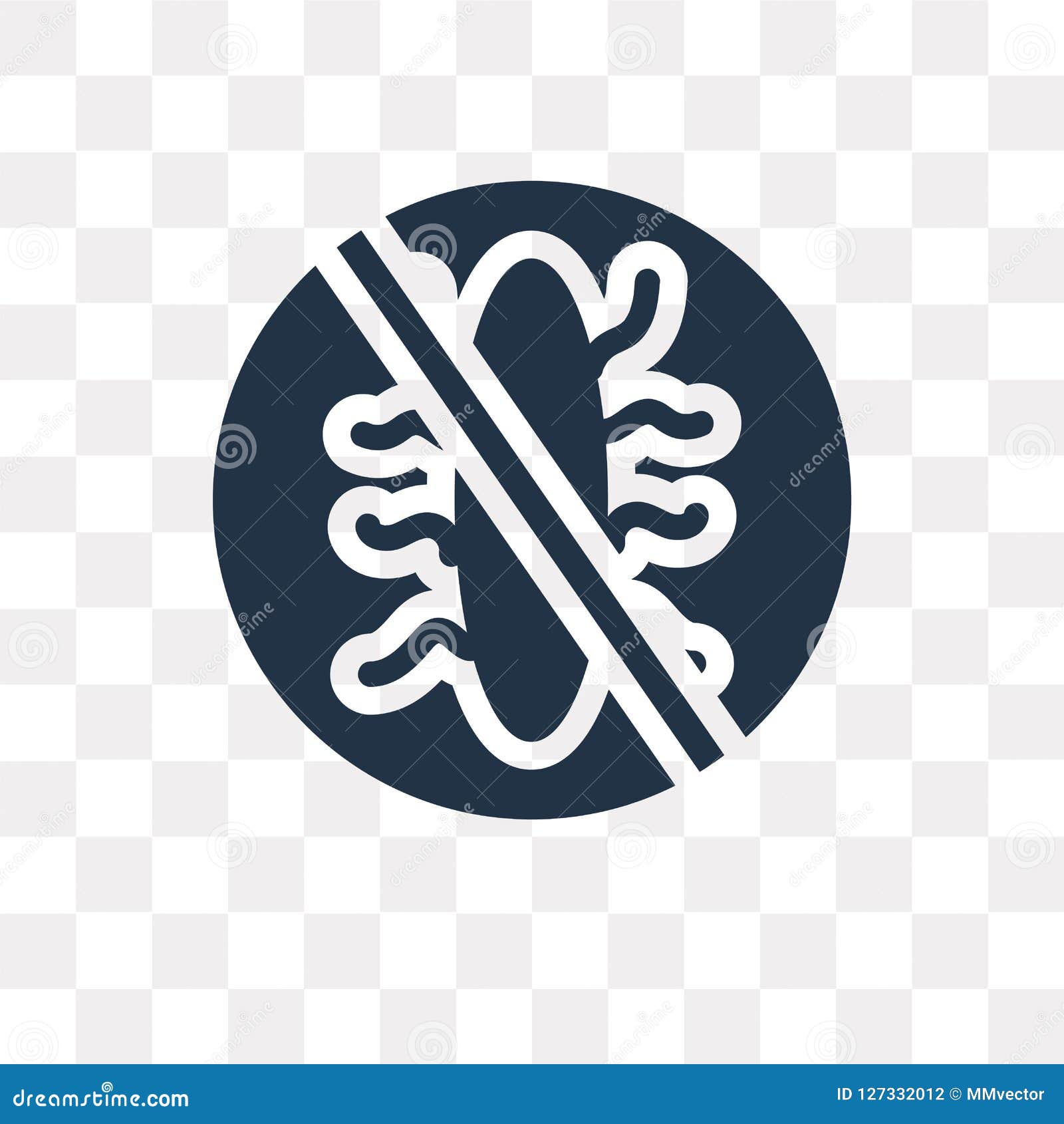 No Virus Vector Icon Isolated on Transparent Background, No Virus ...