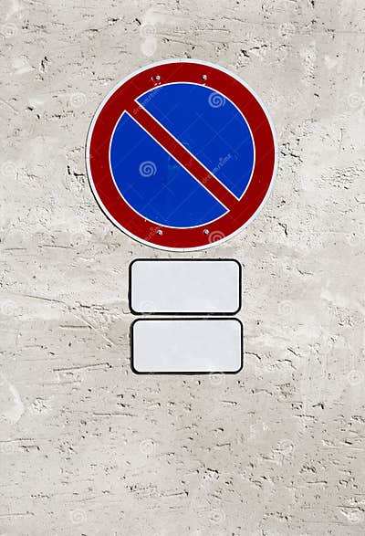 No wait traffic sign stock photo. Image of city, prohibited - 199320886