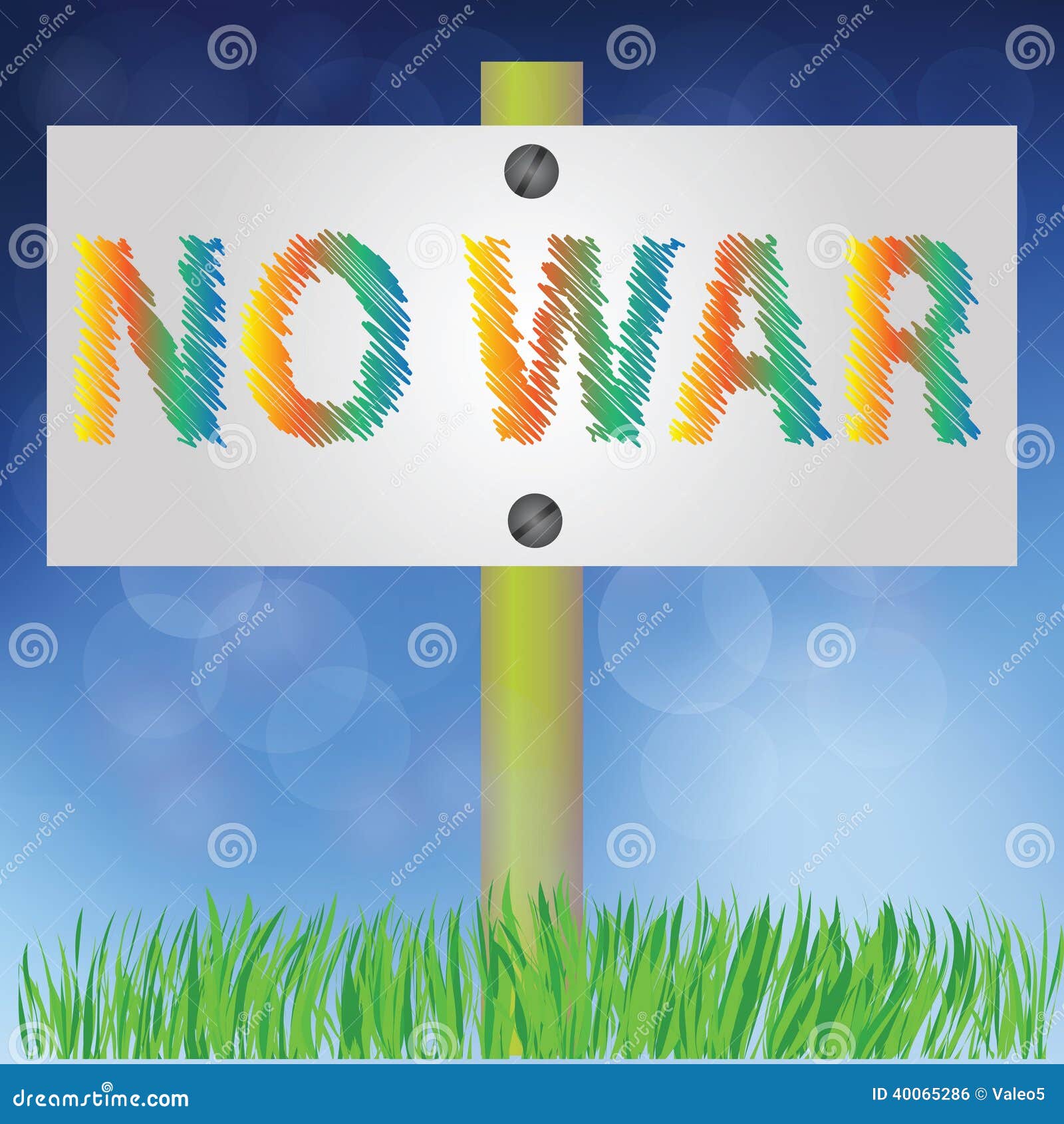 No war sign stock vector. Illustration of negative, icon - 40065286